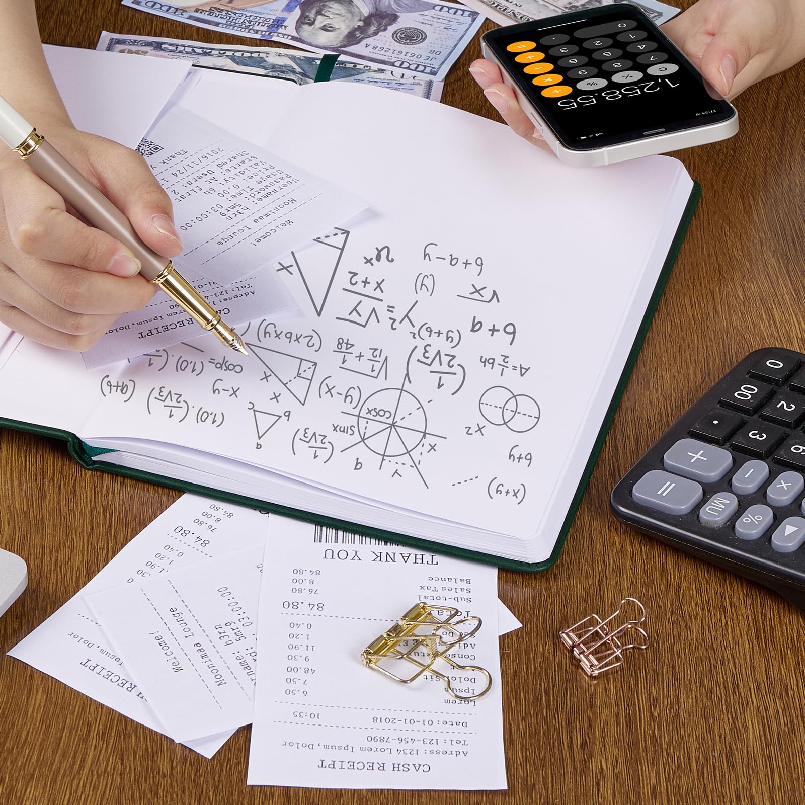 Snapklik.com : JUBTIC Accounting Ledger Book Accounting Log For Small ...