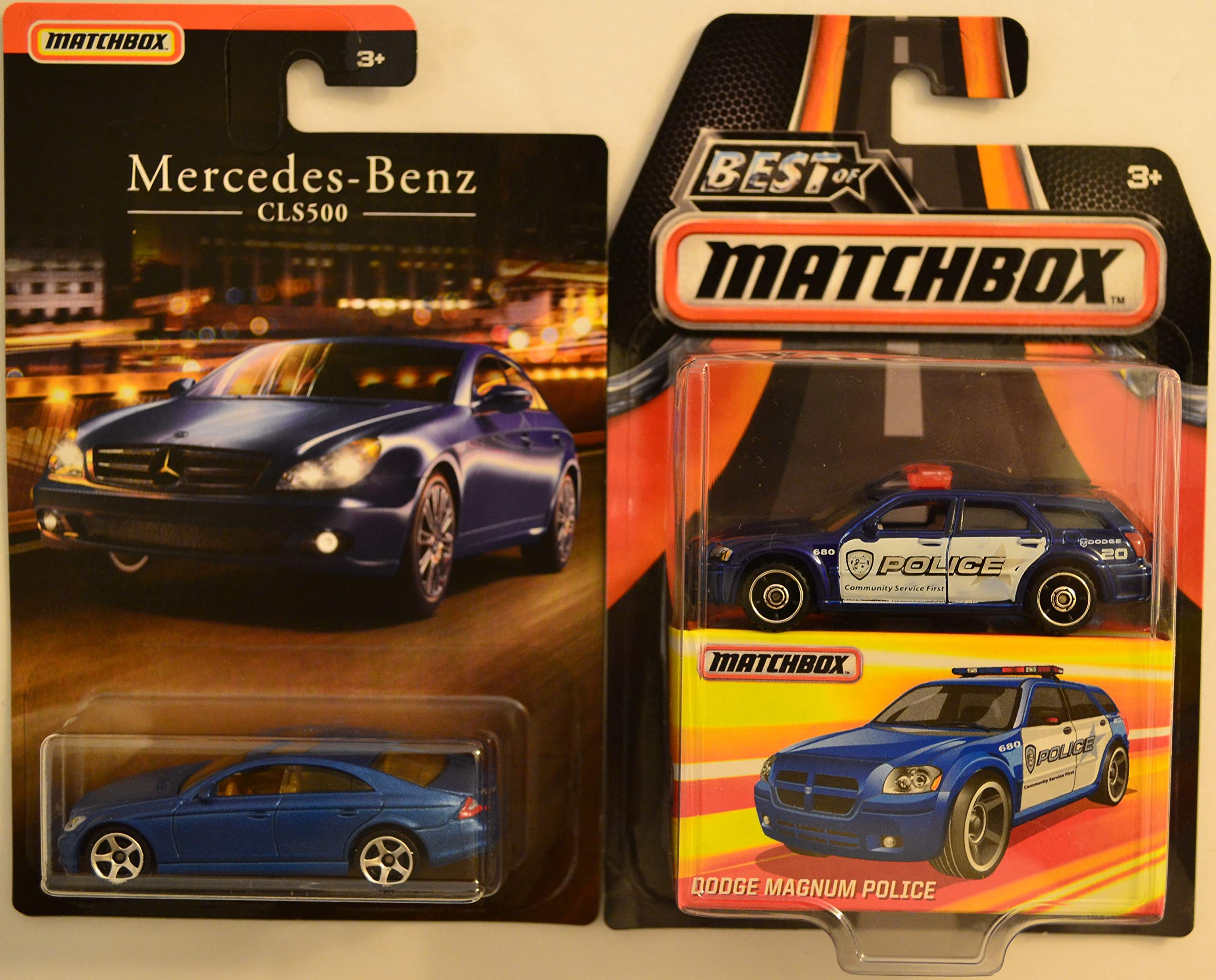 Buy Matchbox 2 Car Bundle CLS500 Mercedes-Benz Series & Dodge Magnum ...