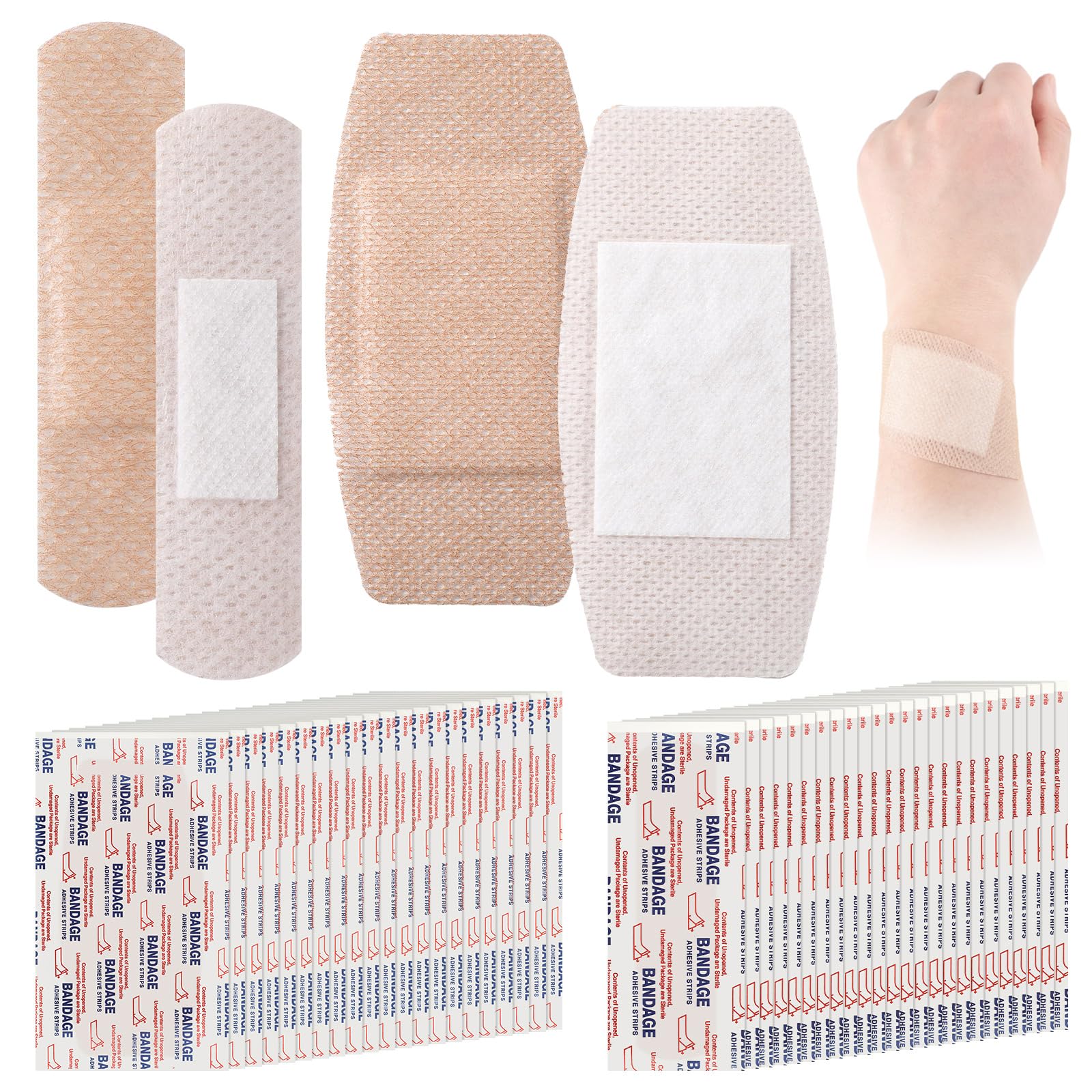 Adhesive Bandages In Several Sizes 20 BAND AID BRAND ADHESIVE BANDAGES