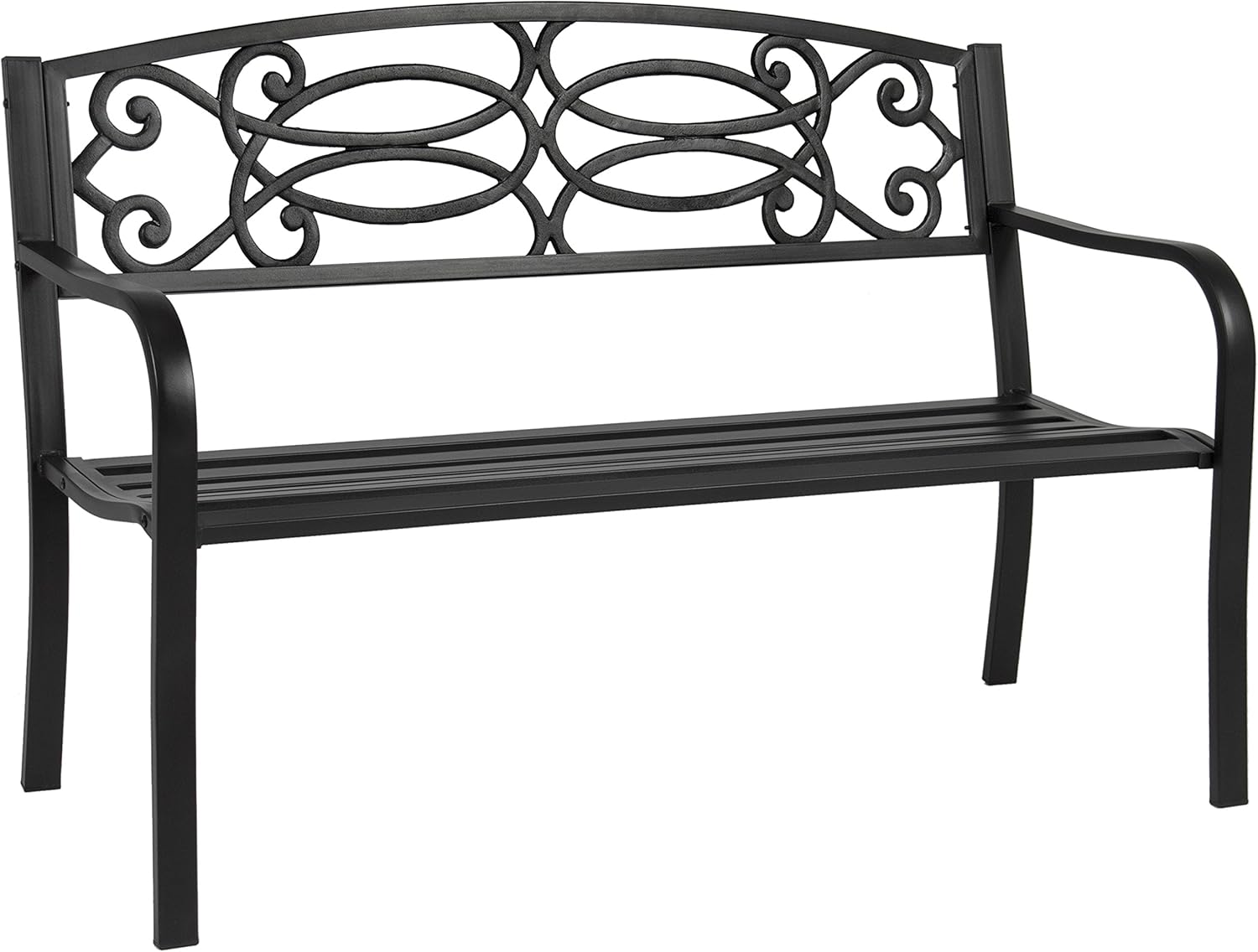 Amazon Best Choice Products 50 Outdoor Patio Garden Bench Steel amazon-best-choice-products-50-outdoor-patio-garden-bench-steel