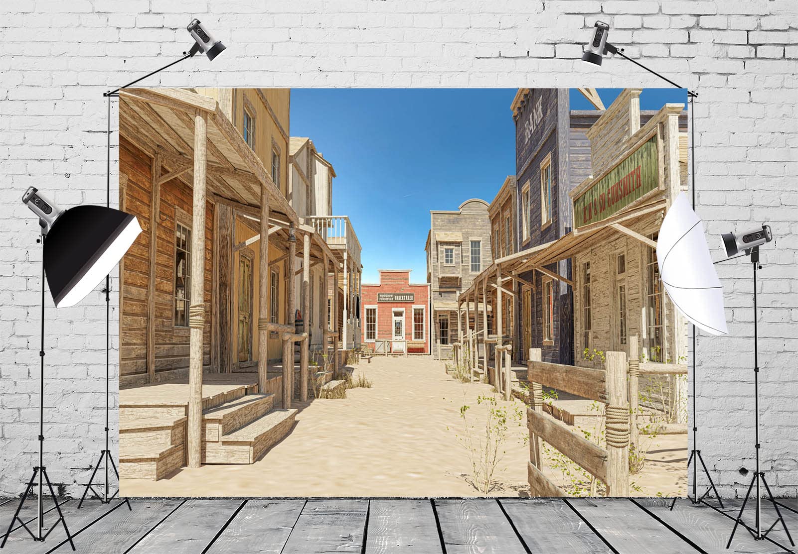 Old West Town Backdrop Western Town Background Action Man Supplies