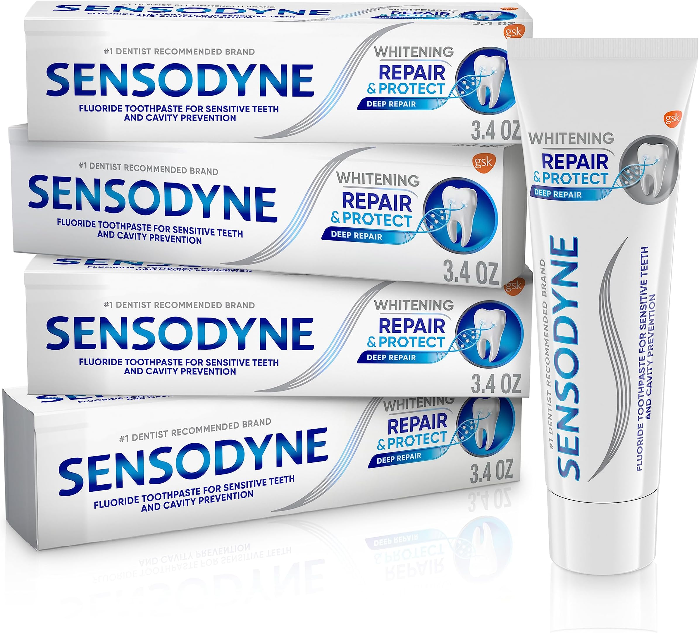 Amazon.com: Sensodyne Repair & Protect Original Sensitive Toothpaste ...