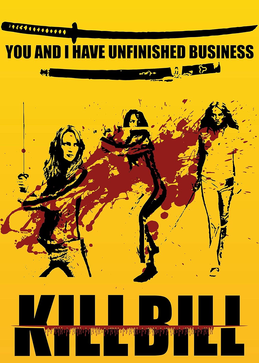Amazon.com: Kill Bill Poster Print, Kil Bill Wall Art, Artwork, Quentin ...