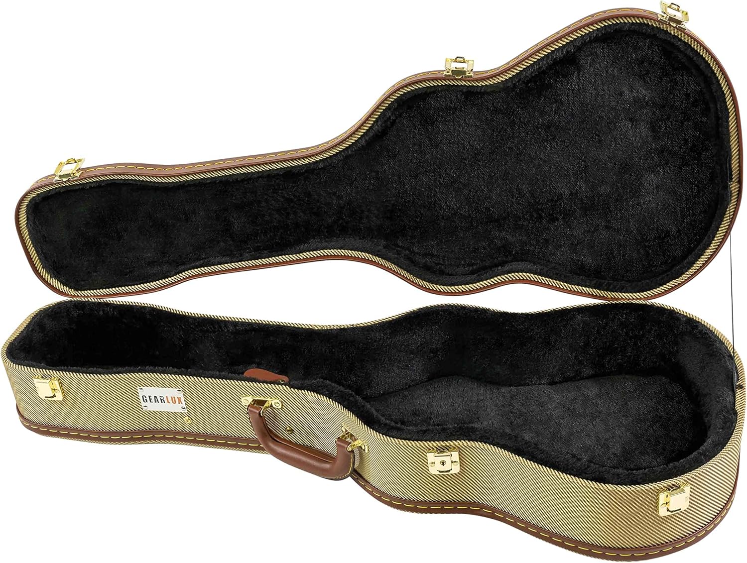 Amazon.com: Gearlux Gold Tweed Tenor Ukulele Case (28" Length ...