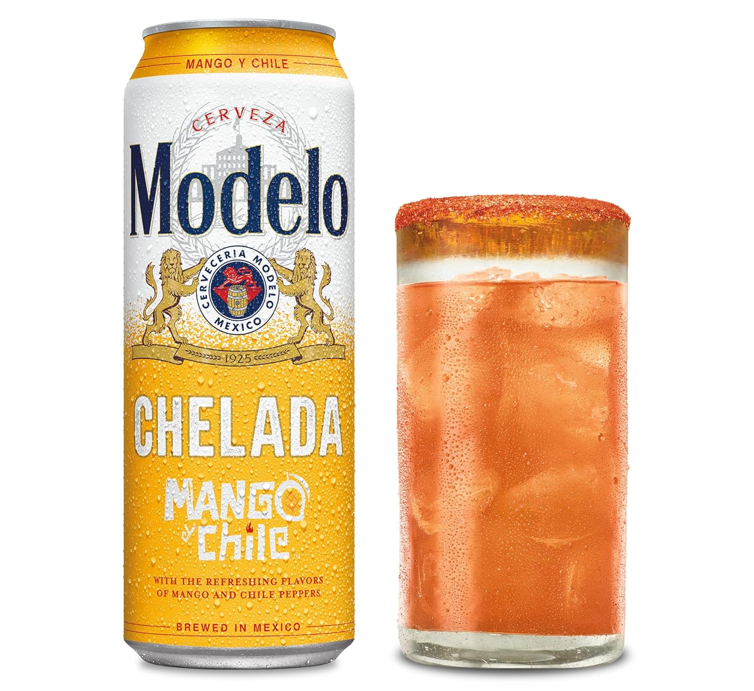 Amazon.com: Modelo Chelada Mango y Chile Cerveza saborizada, lata de 24 ...