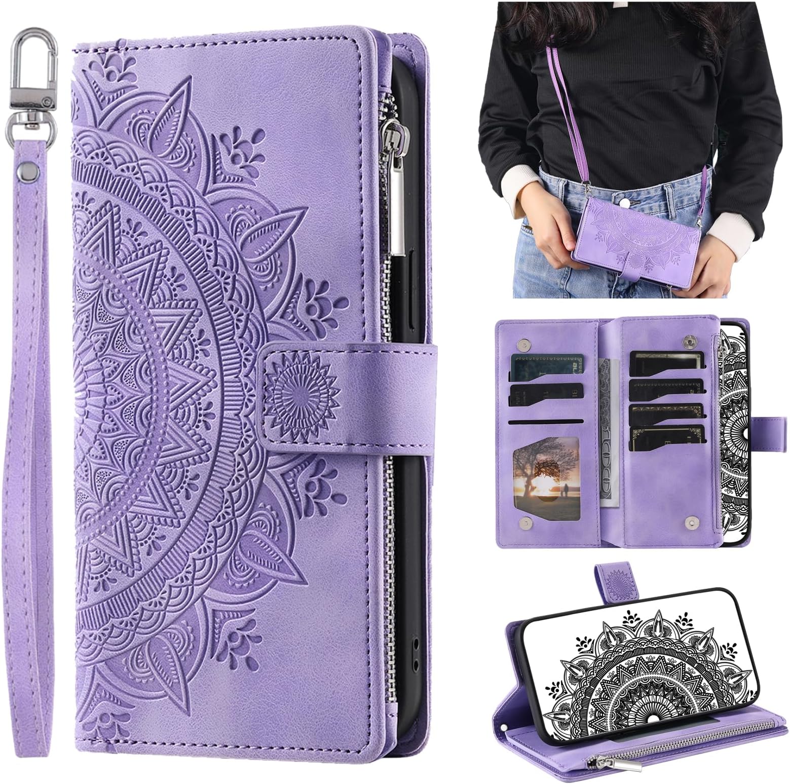 Amazon.com: Jaorty for Motorola Moto One 5G Ace 2021 Wallet Case for ...