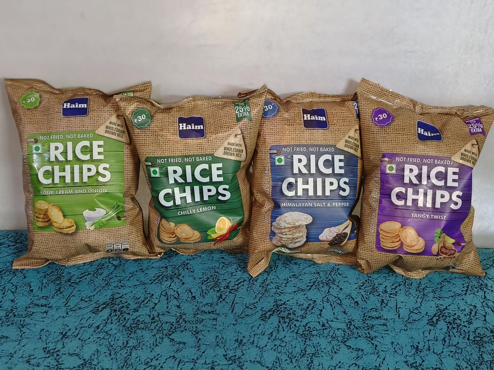 Wholegrain Rice Chips – Wholegrain Brown Rice, High Fibre Healthy ...