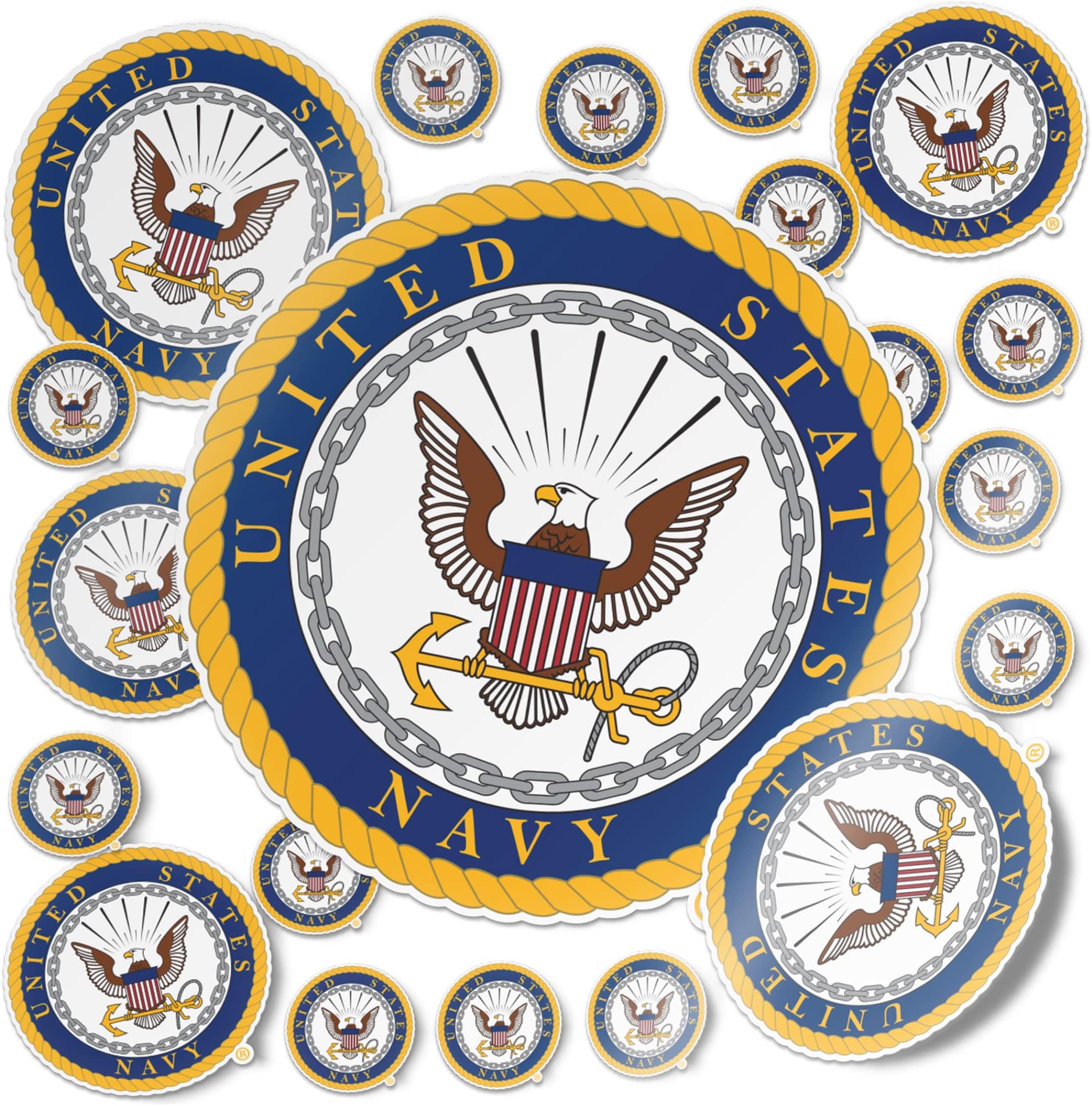 Amazon.com: EW Designs Department of The Navy Seal Sticker Decal Vinyl ...