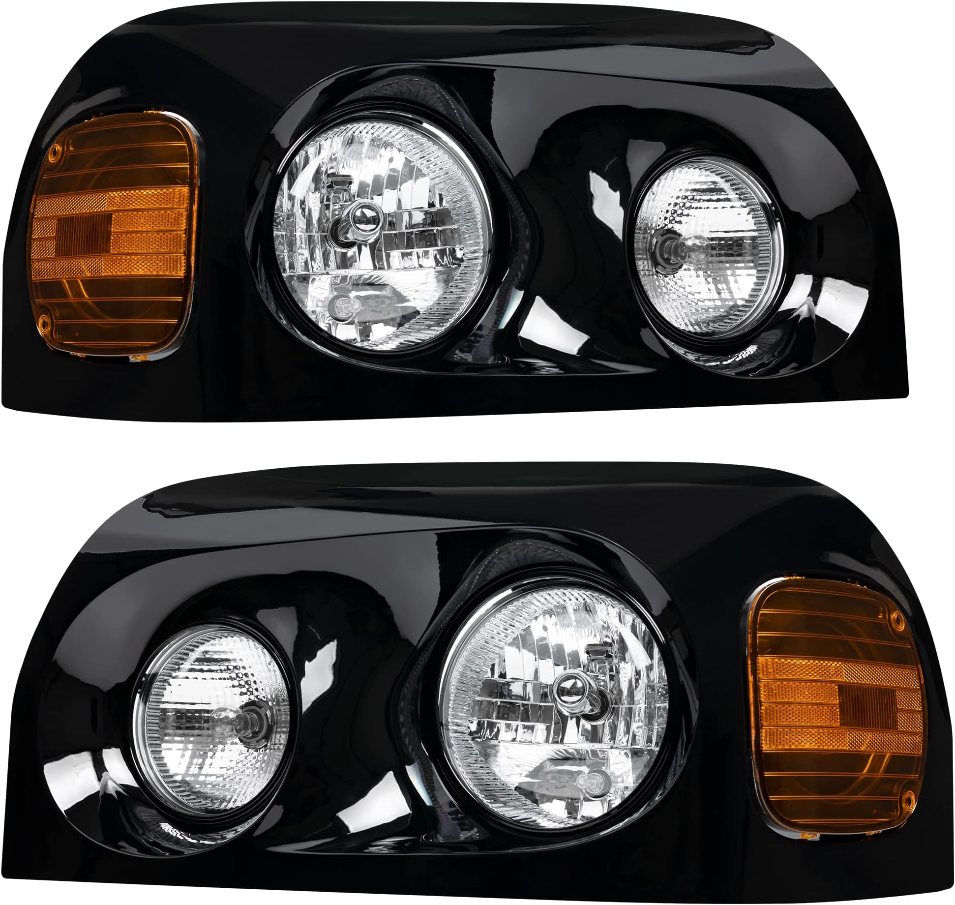 Amazon.com: United Pacific Freightliner Century Chrome Headlight w/LED ...