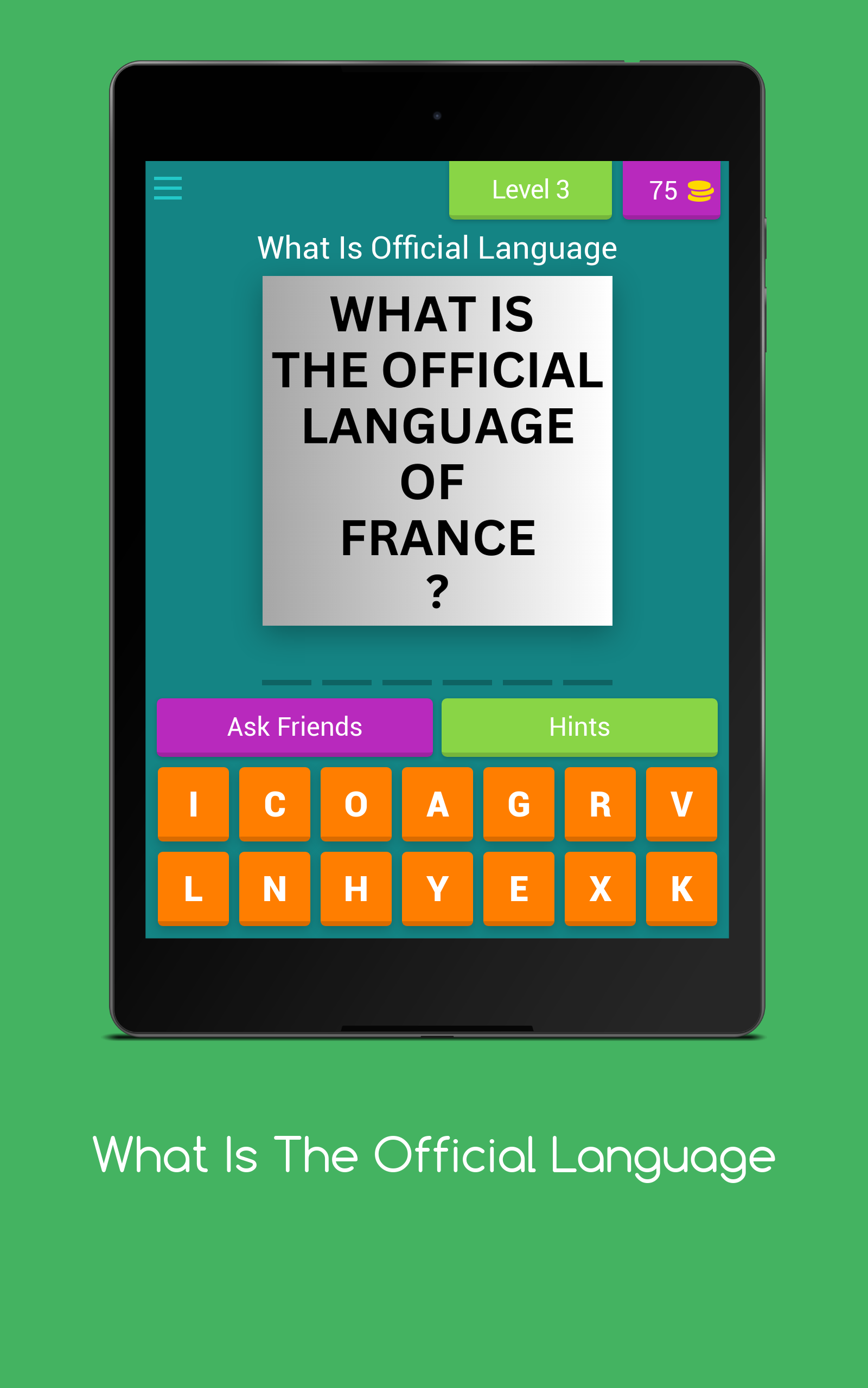 What Is The Official Language - App on Amazon Appstore