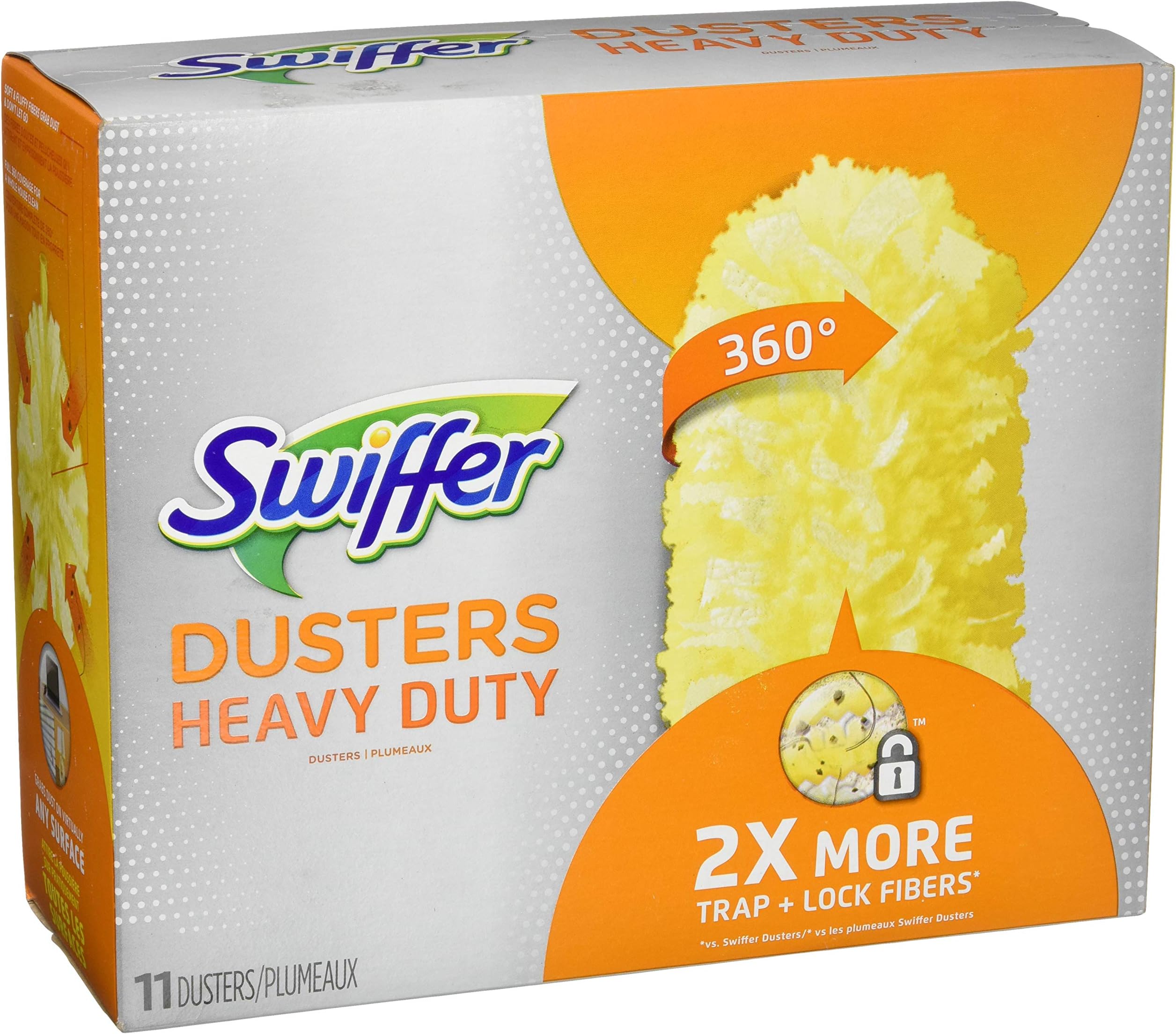 Amazon.com: Swiffer 360 Dusters, Heavy Duty Refills, Ceiling Fan Duster ...