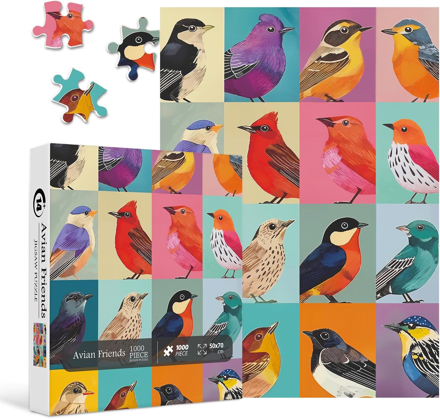 Bird Puzzles for Adults 1000 Pieces and Up, Animal Bird Puzzles ...