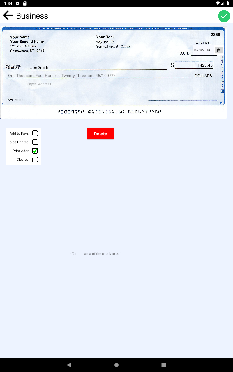 Print Checks PRO - Trial - App on Amazon Appstore