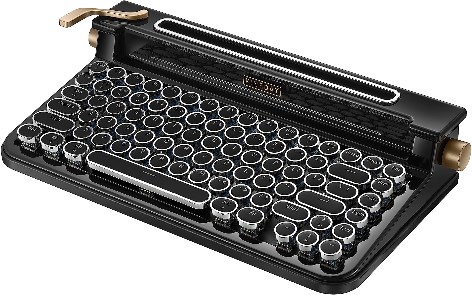 Amazon.com: FINEDAY Keyboard 3.0, Blue Switch, Retro Mechanical ...