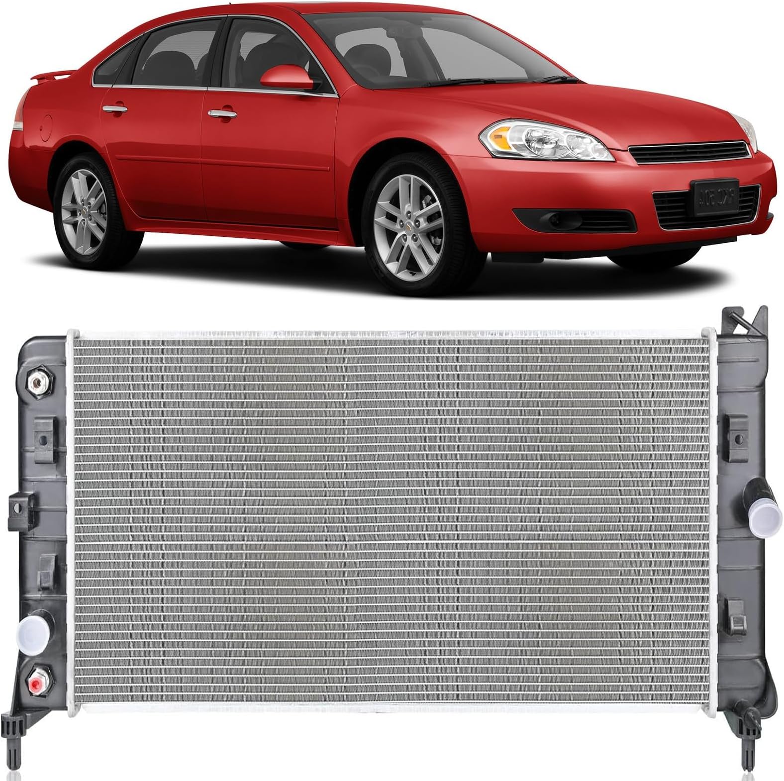 Amazon.com: Radiator - Pacific Best Inc. Compatible/Replacement for ...