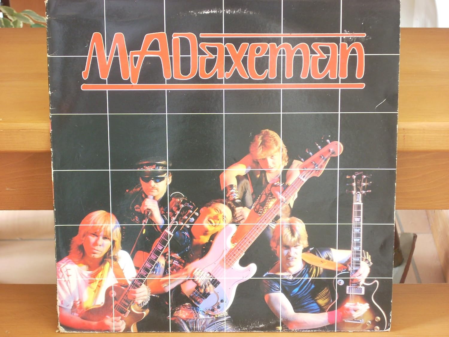 MAD AXEMAN. SELF-TITLED 1984 VINYL LP (NOT CD). MAUSOLEUM SKULL 8329 ...