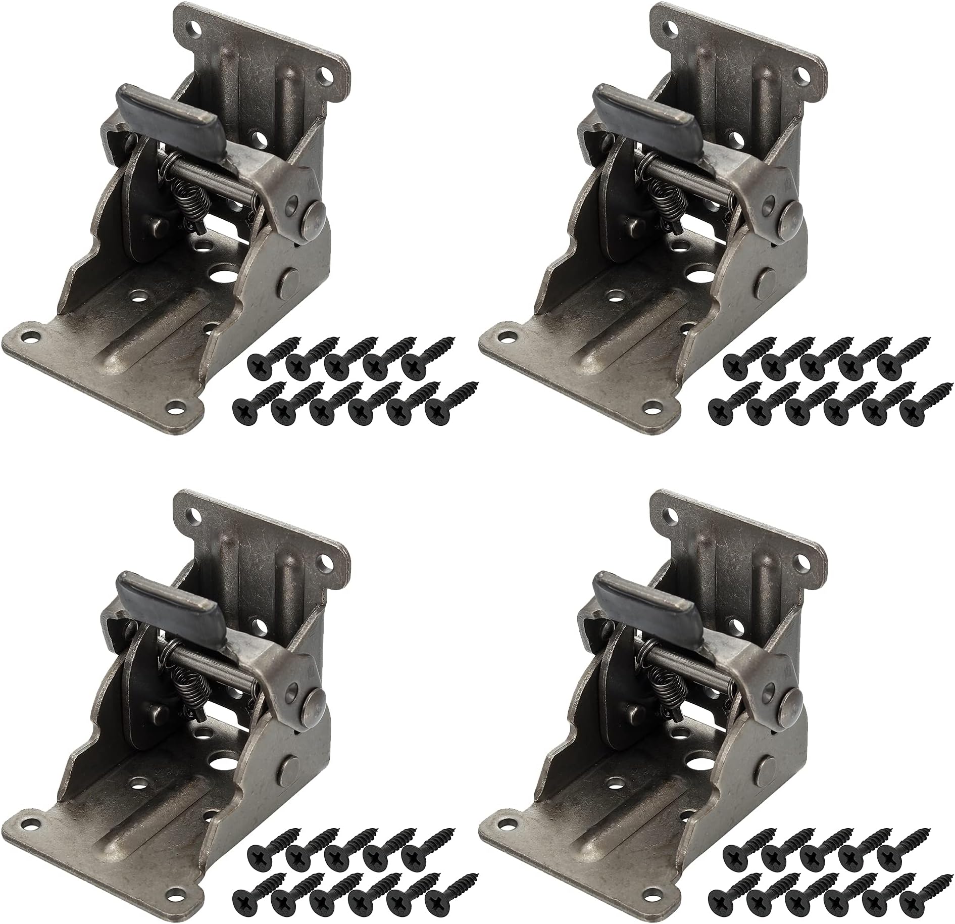 Amazon.com: MDLUU Table Leg Folding Brackets, Foldable Hinge Hardware ...