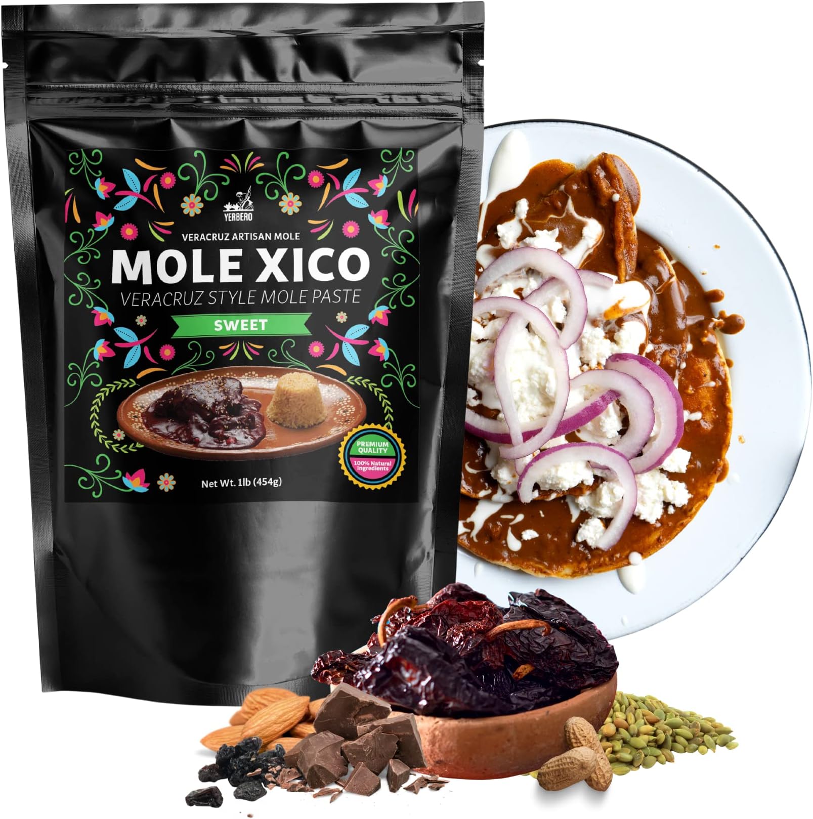 Amazon.com: Mole Negro from Oaxaca - Black Mole Paste by Juquilita - 17 ...