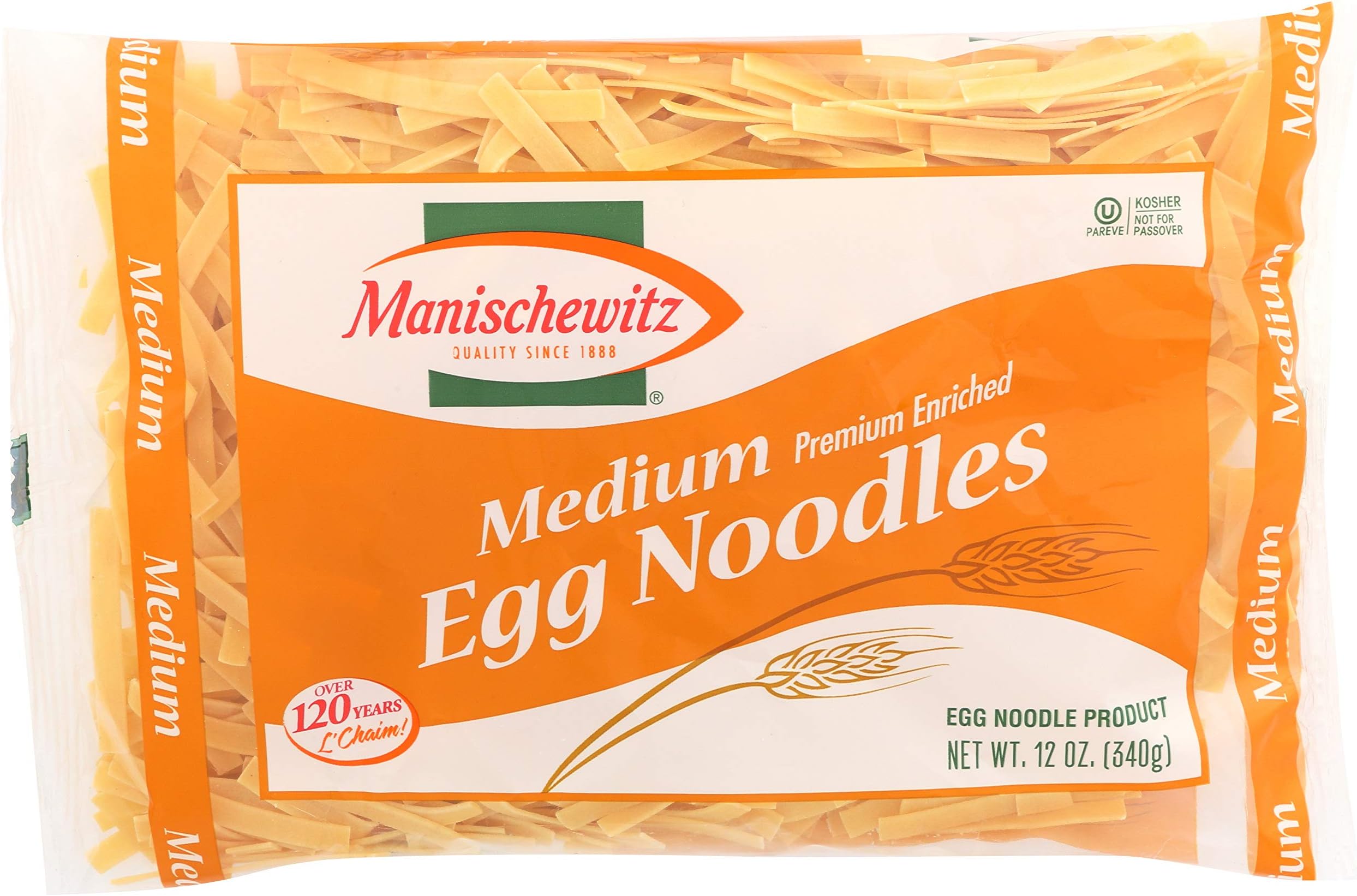 Amazon.com : Manischewitz, Medium Noodles, 12 oz : Grocery & Gourmet Food