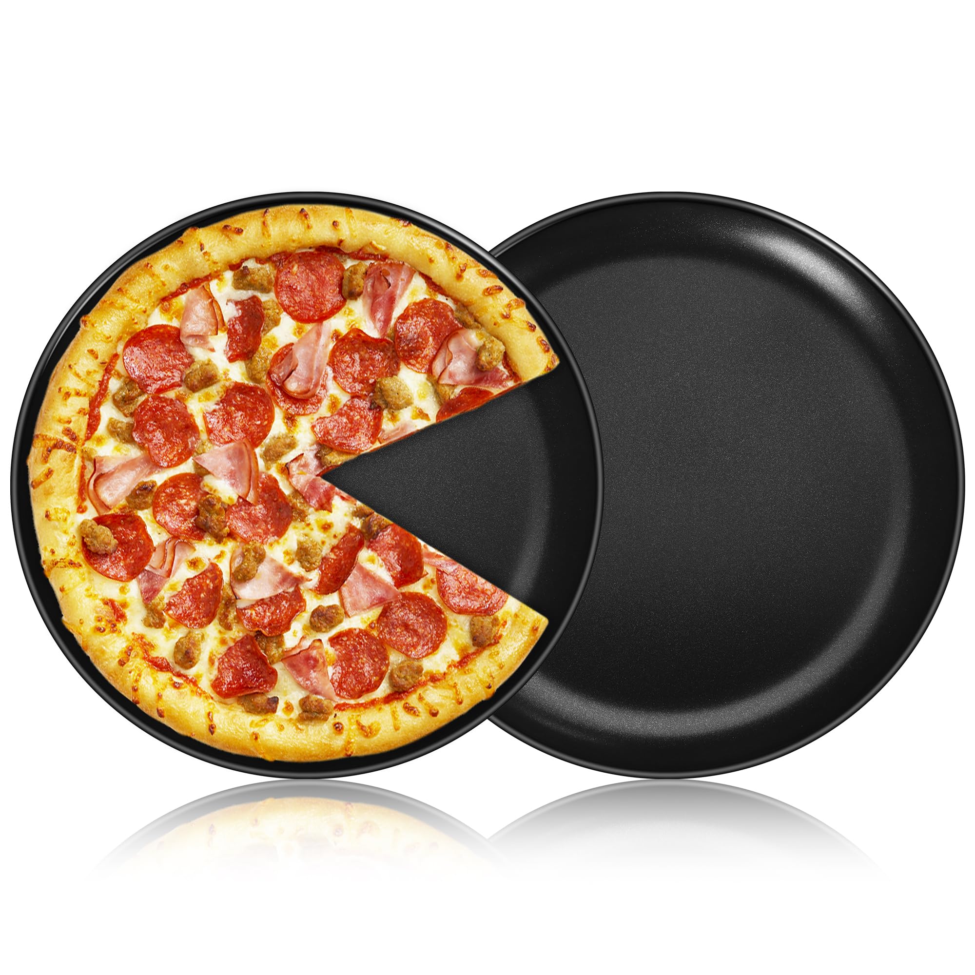 Herogo Pizza Tray, 10 Inch Non-Stick Pizza Oven Tray Set of 2 ...