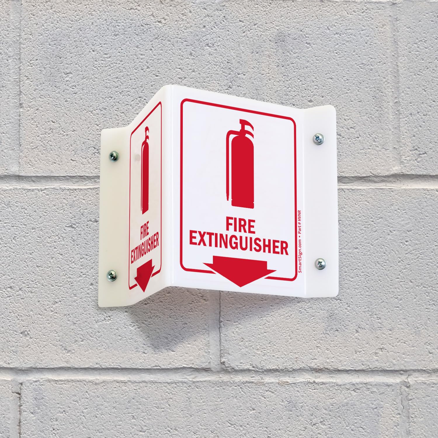 Snapklik.com : SmartSign (4-Pack) Fire Extinguisher Projecting Sign - 5 ...