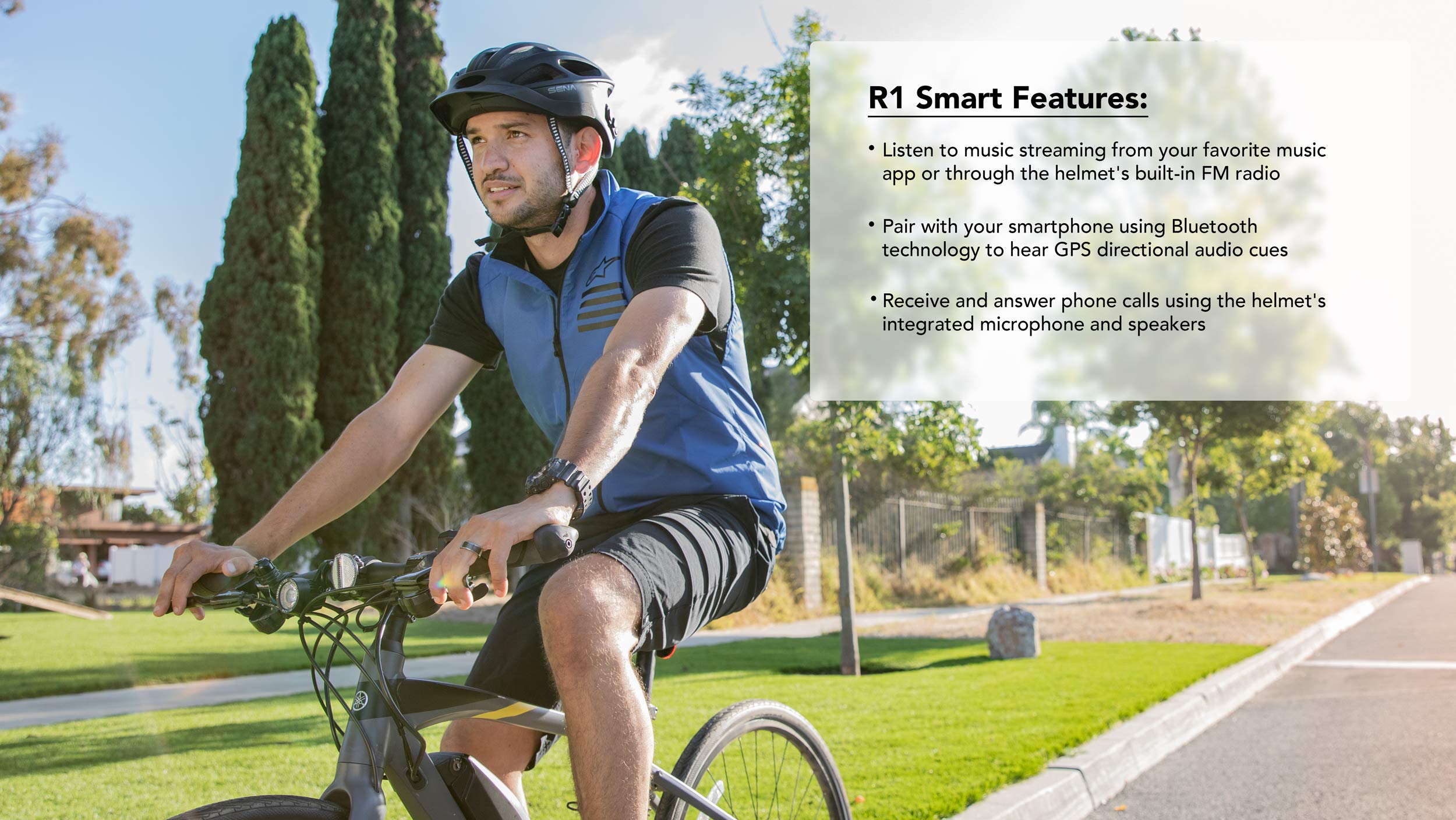 Snapklik.com : Sena R1 Smart Cycling Helmet