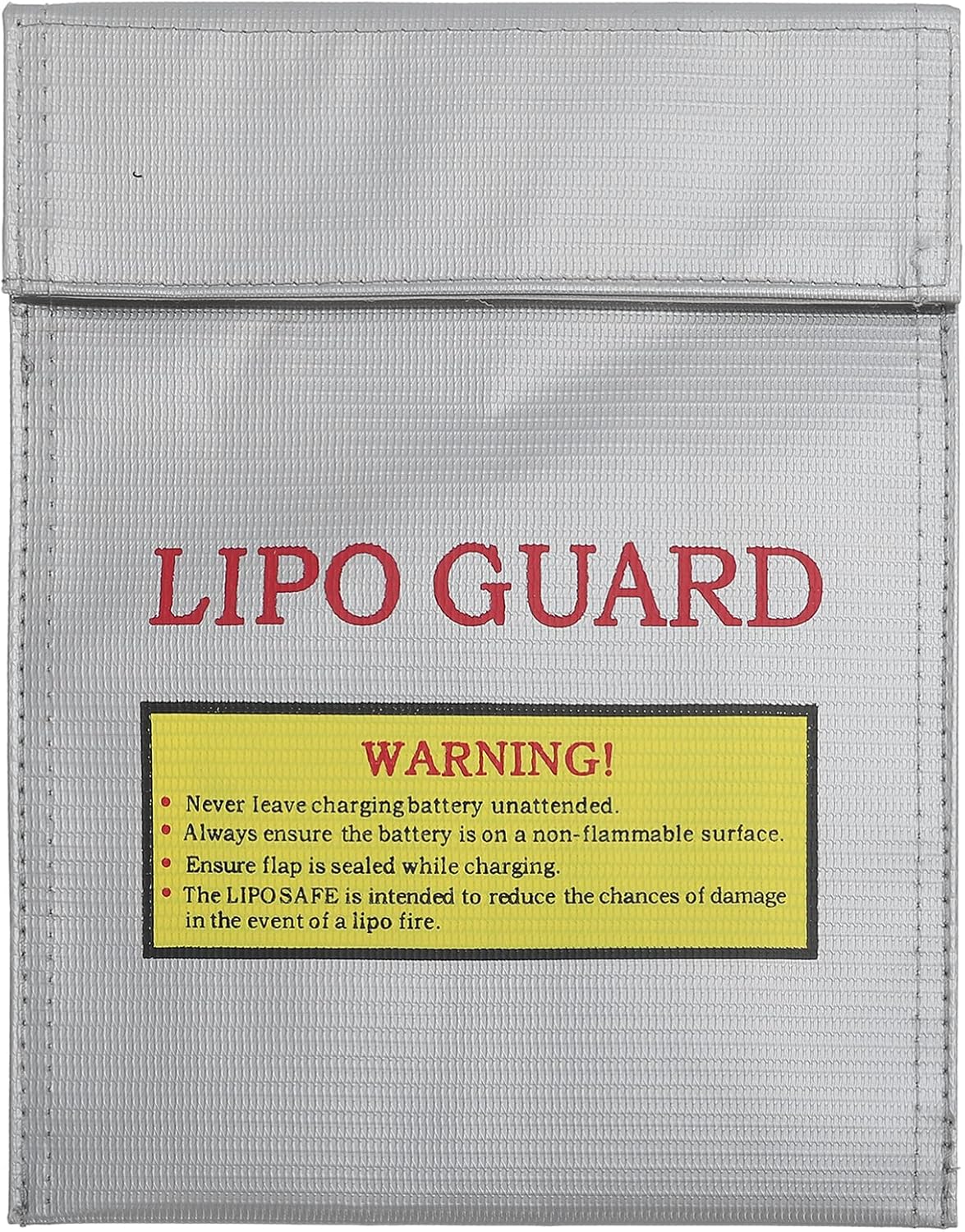 NUOBESTY Lipo Bag Fireproof lipo Guard Battery Bag Fireproof Battery ...