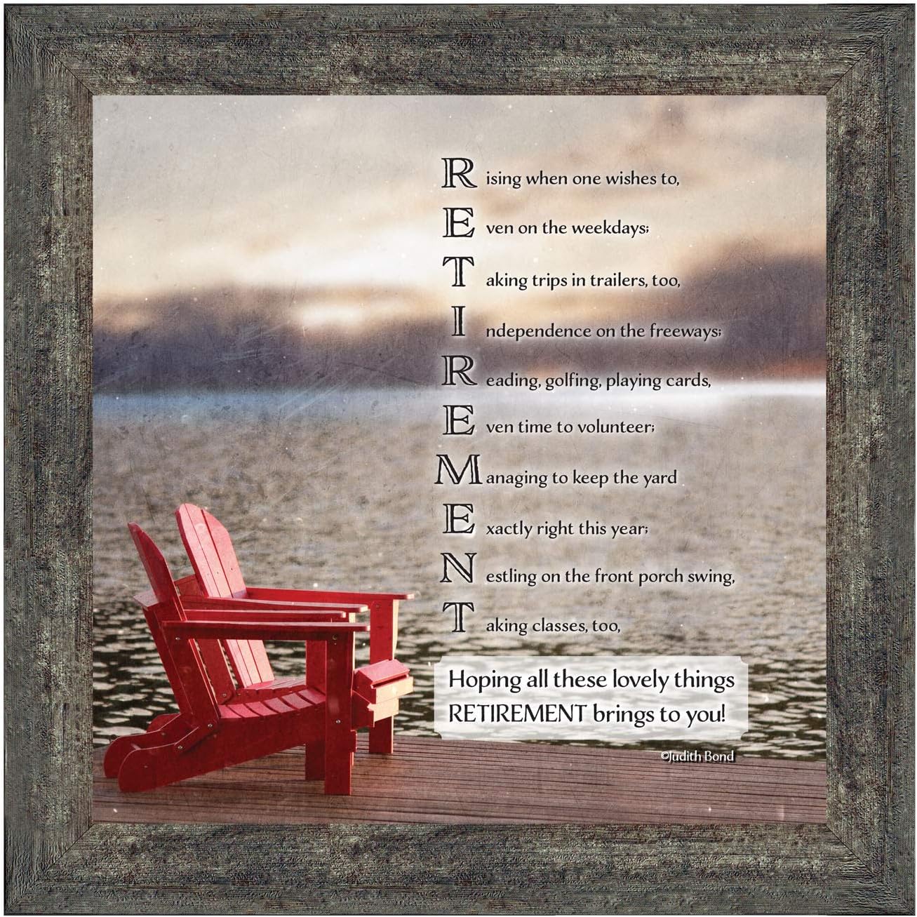 Amazon.com - Crossroads Home Décor Retirement Picture Frame for Women ...