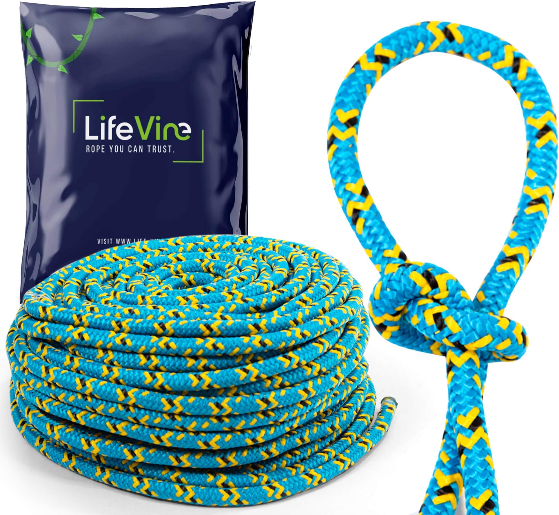 Amazon.com: Right Rope V-HEX Rigging Rope | Arborist Bull Rope 3/4 in ...