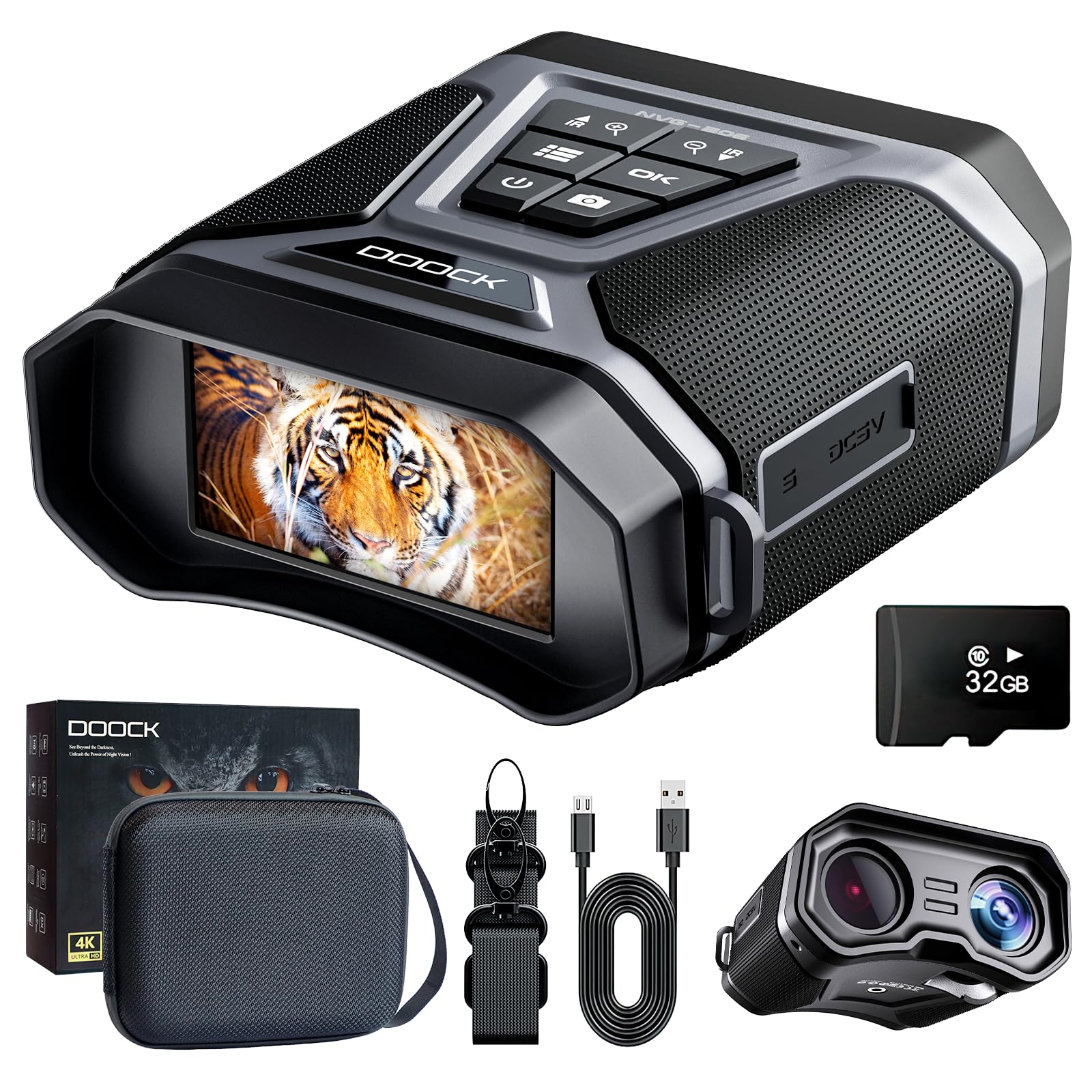 Snapklik.com : DOOCK Night Vision Goggles - Upgraded 4K Infrared Night ...