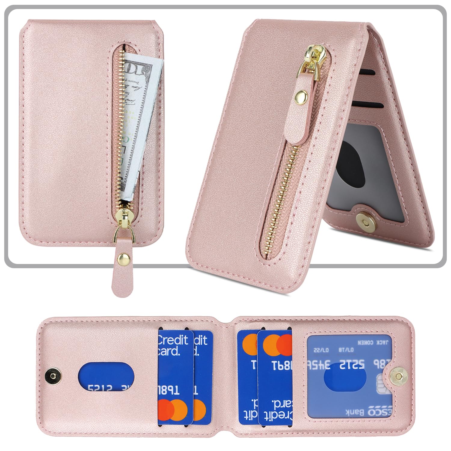 Magsafe Wallet Magnetic Card Wallet Holder For Magsafe,Slim Metal ...