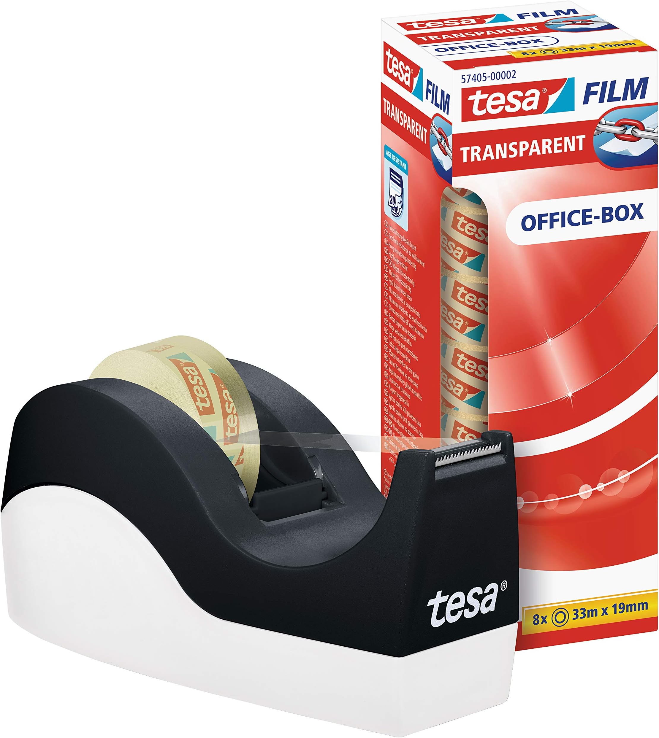 tesa Easy Cut desk dispenser ORCA – anti-slip, simple usage, clean cut ...