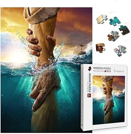 Amazon.com: Christian Puzzles for Adults Wooden Jigsaw Puzzles 500 ...
