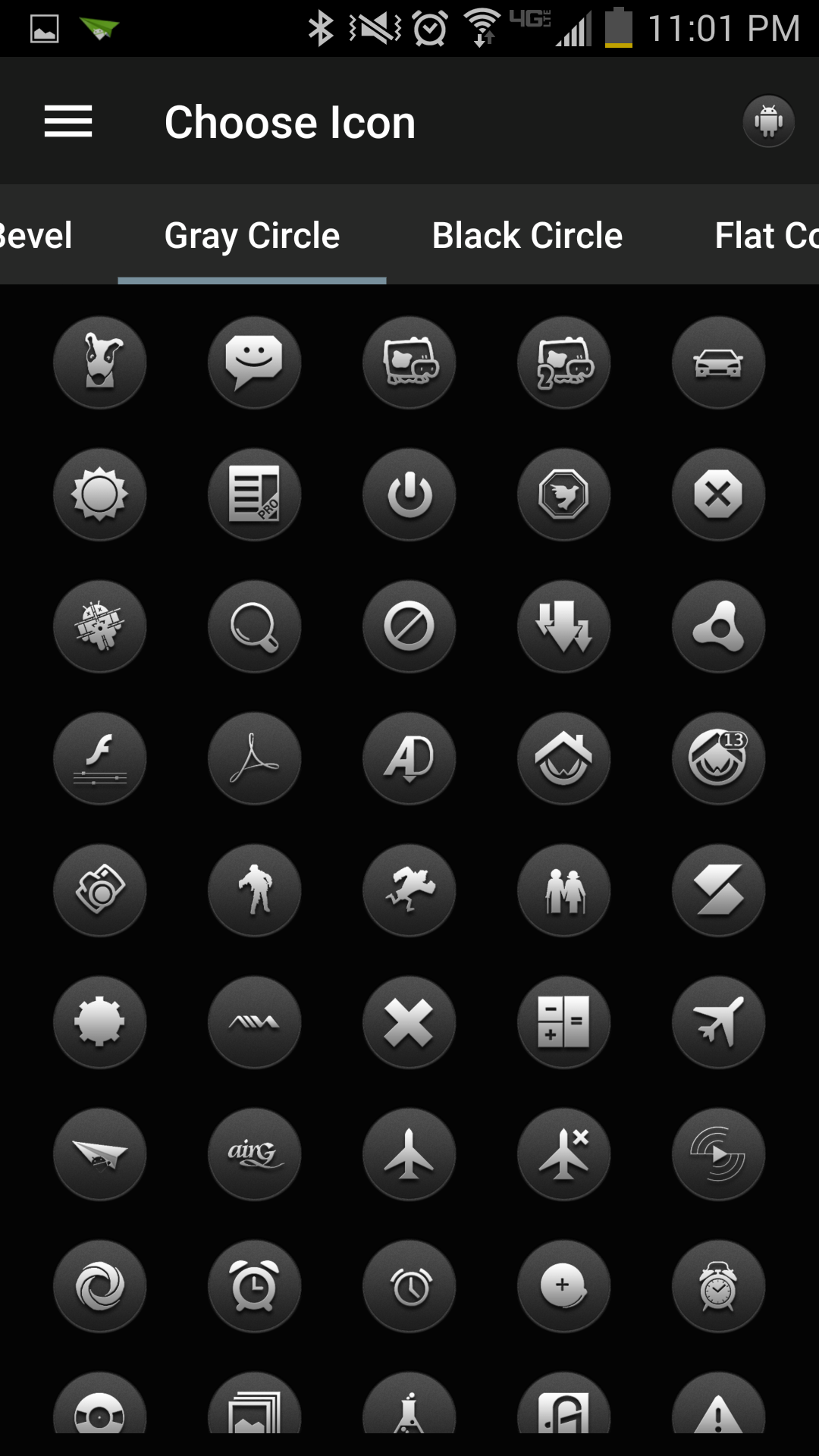 Aplicación Gray Circle Icon Pack en Amazon Appstore