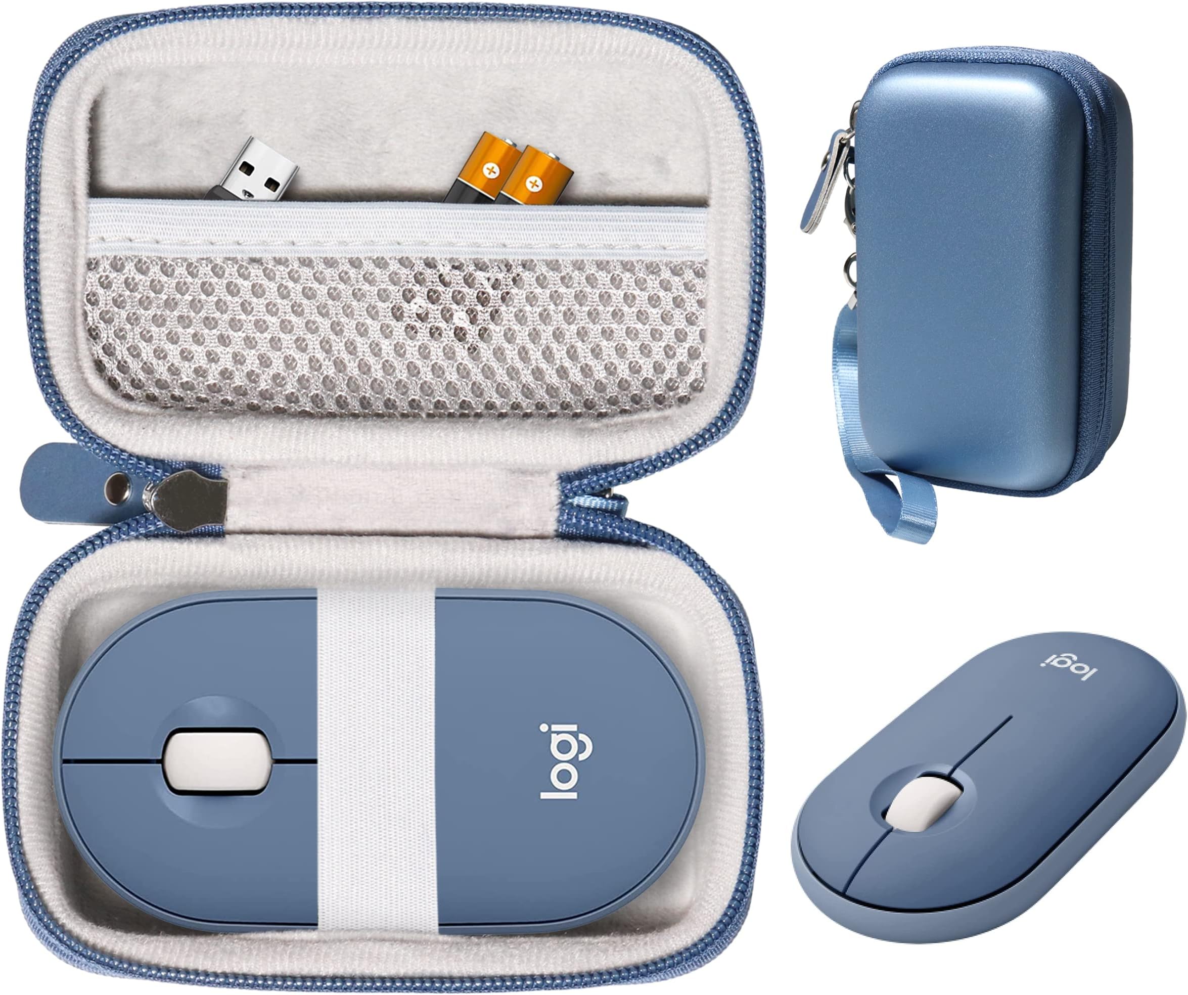 Amazon.com: CaseSack Mouse Case for Logitech Pebble, Pebble M350, M355 ...