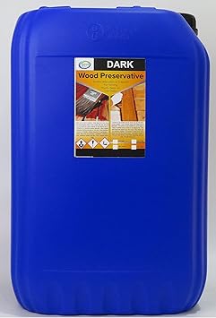Wood Preservative 25 Litre Dark Oil Based Creosote Substitute Timber ...