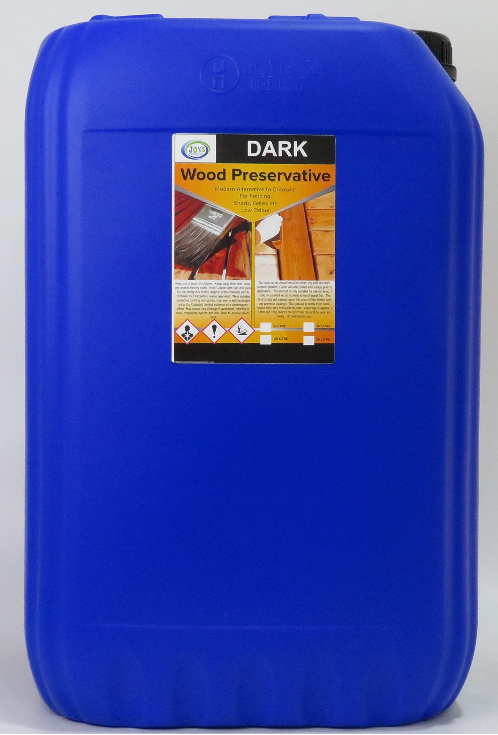 Wood Preservative 25 Litre Dark Oil Based Creosote Substitute Timber ...