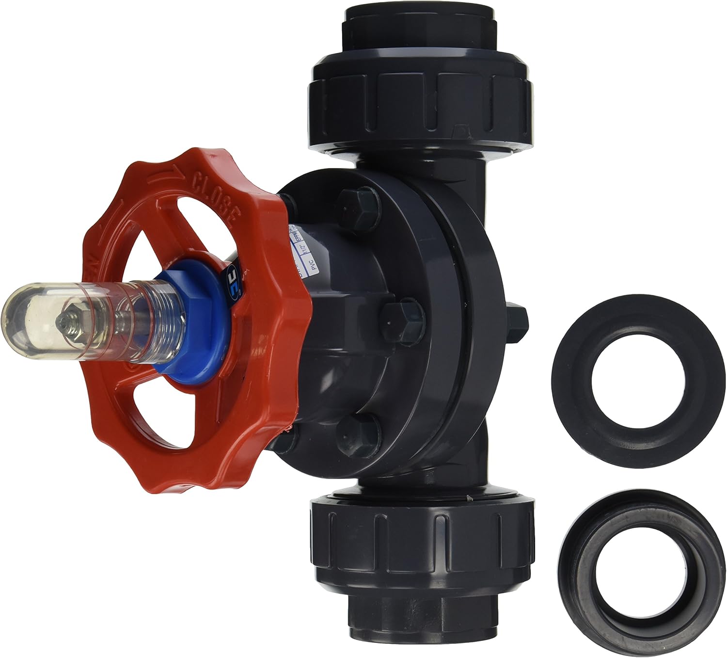 Amazon.com: Hayward DAB1015UEE 1-1/2-Inch PVC Man DAB Series Diaphragm ...