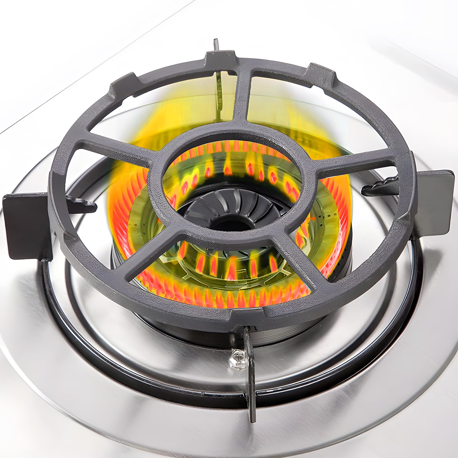 Amazon.com: Enovorld Gas Ring Reducer(New Upgrade), Non Slip Iron Gas ...