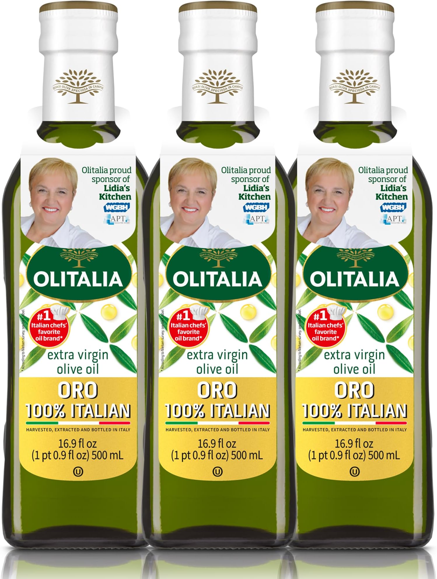 Amazon.com : Olitalia Extra Virgin Olive Oil - Gold Selection, 3-Pack ...