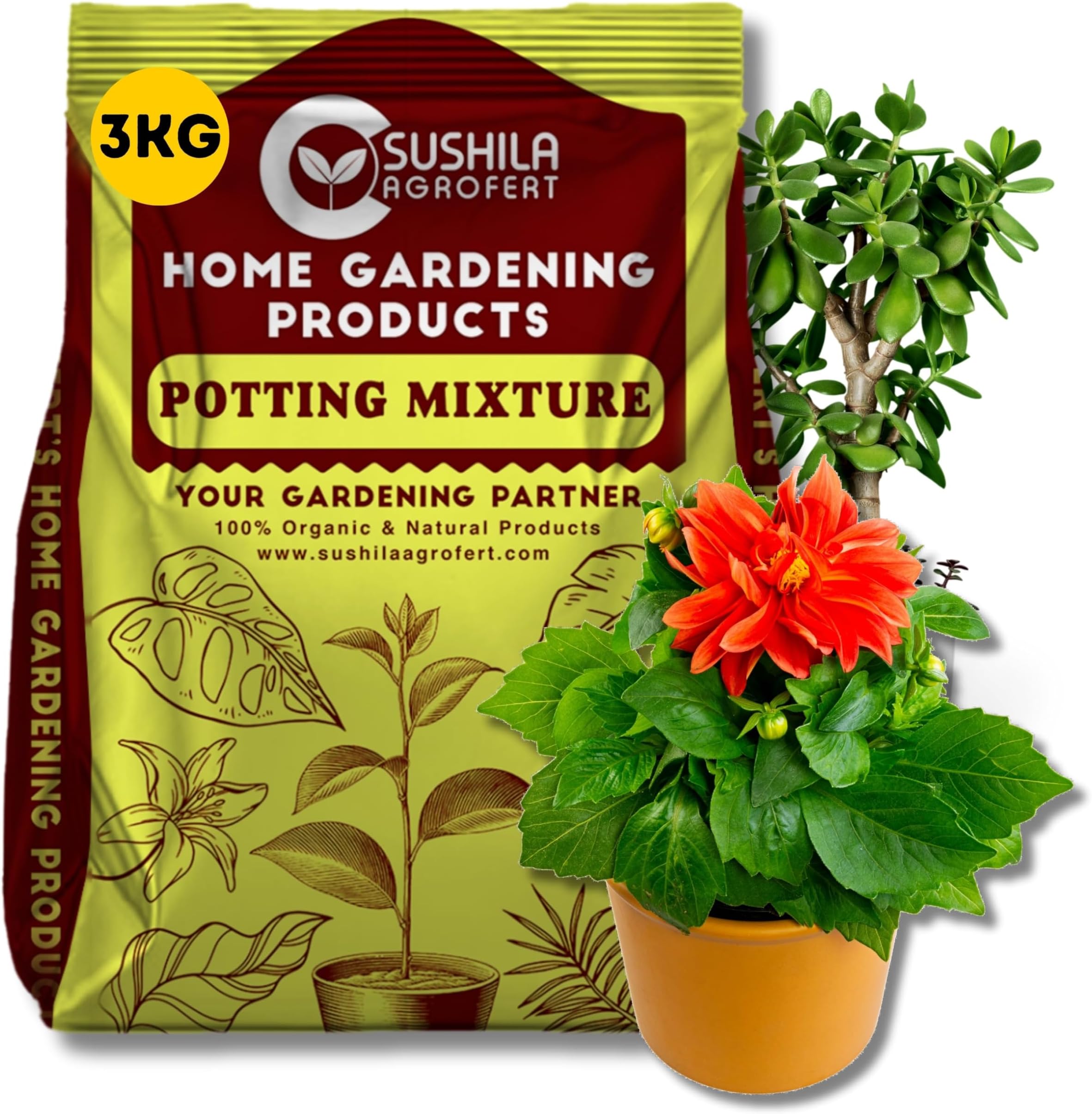 IFFCO Urban Gardens - Magic Soil - 10Kg - Soil Less Potting Mix for ...