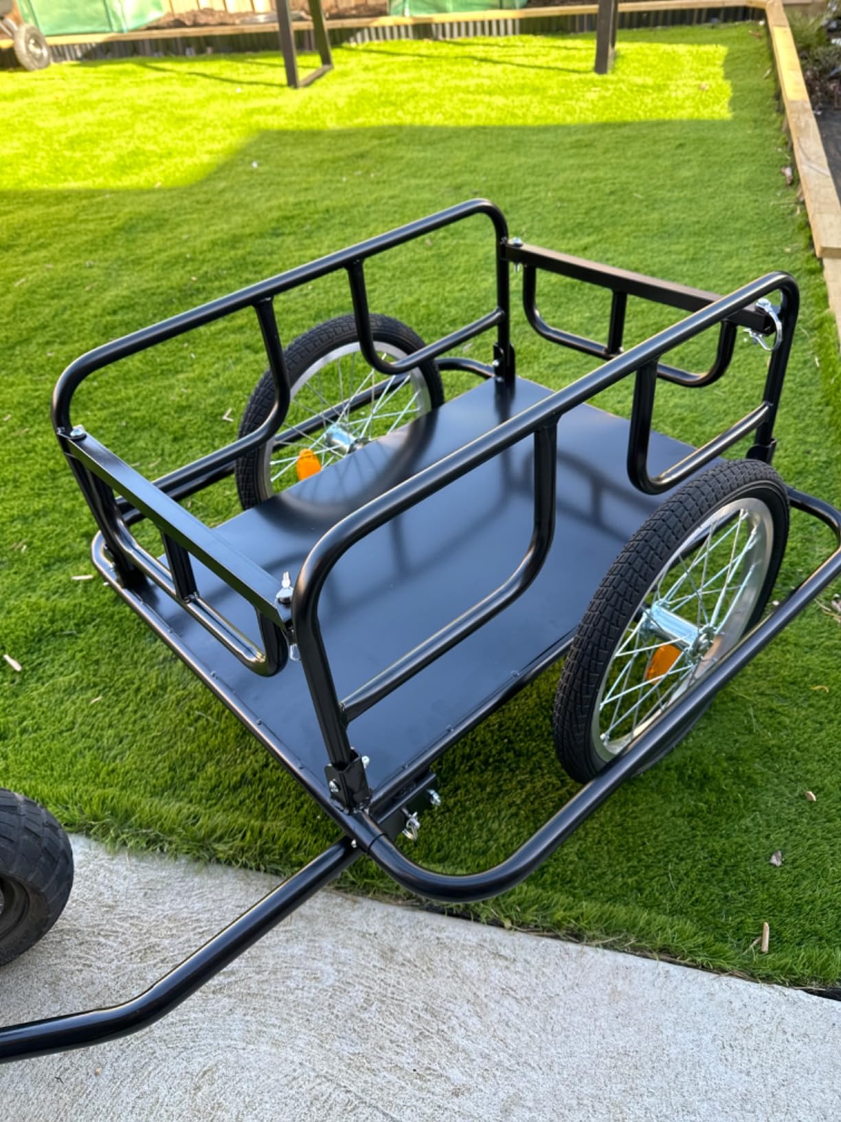 OUTDOOR360 Bicycle Cargo Luggage Trailer Cart Bike Wagon Carrier ...