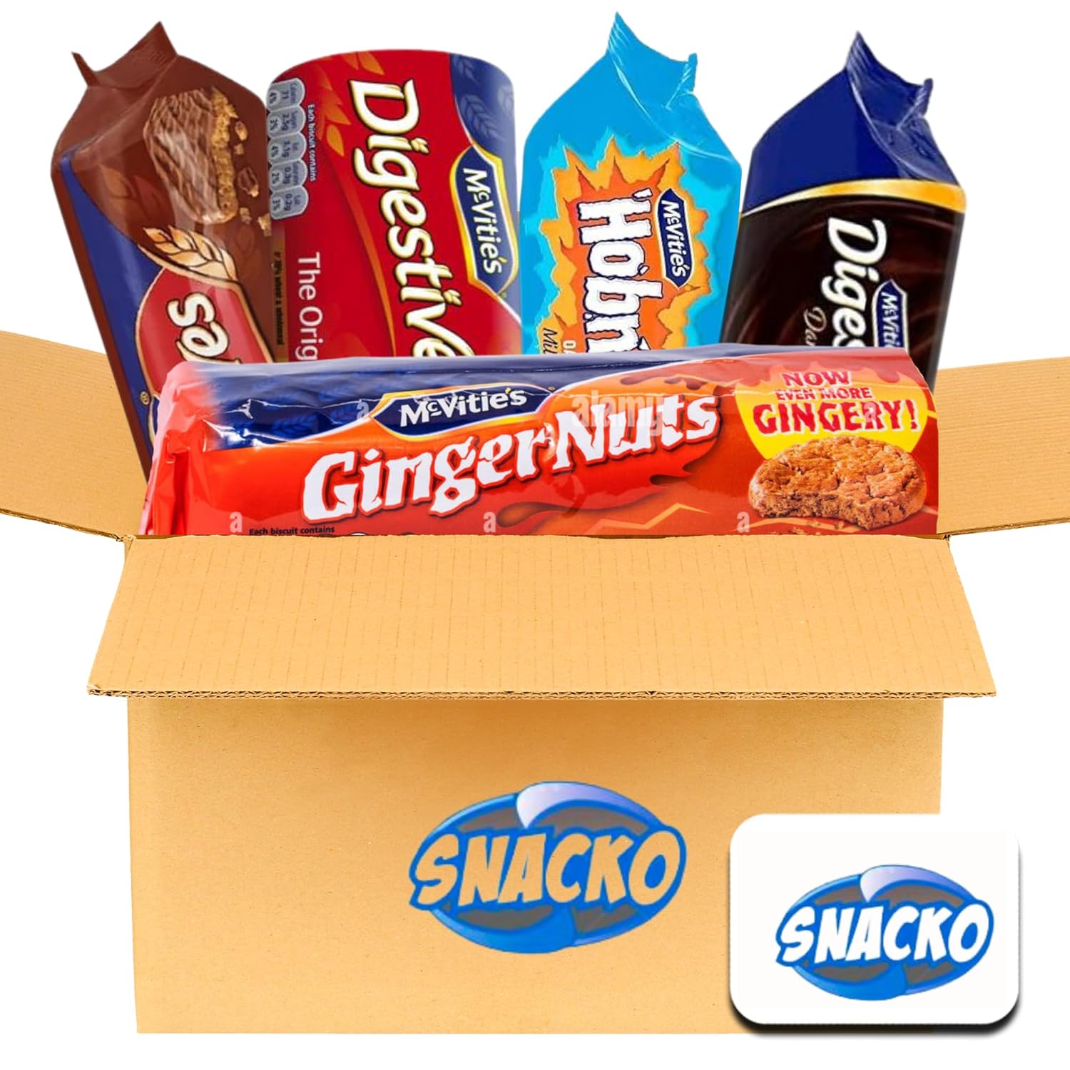 Amazon.com: British Biscuits Variety Pack. Comes with Five McVities ...