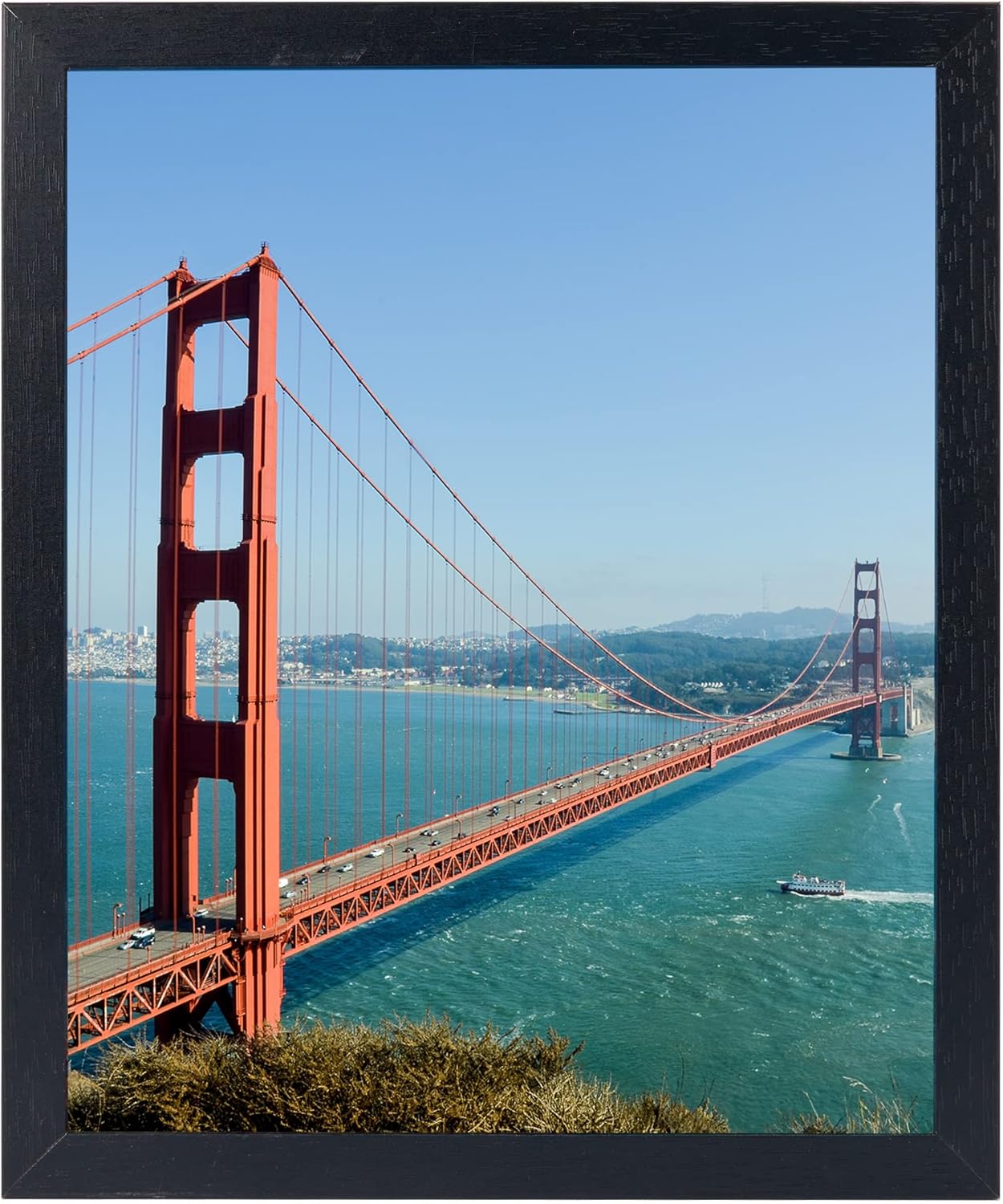 Amazon.com - HEYTUYA 7x9 inch Picture Frame Black for Wall Hanging or ...