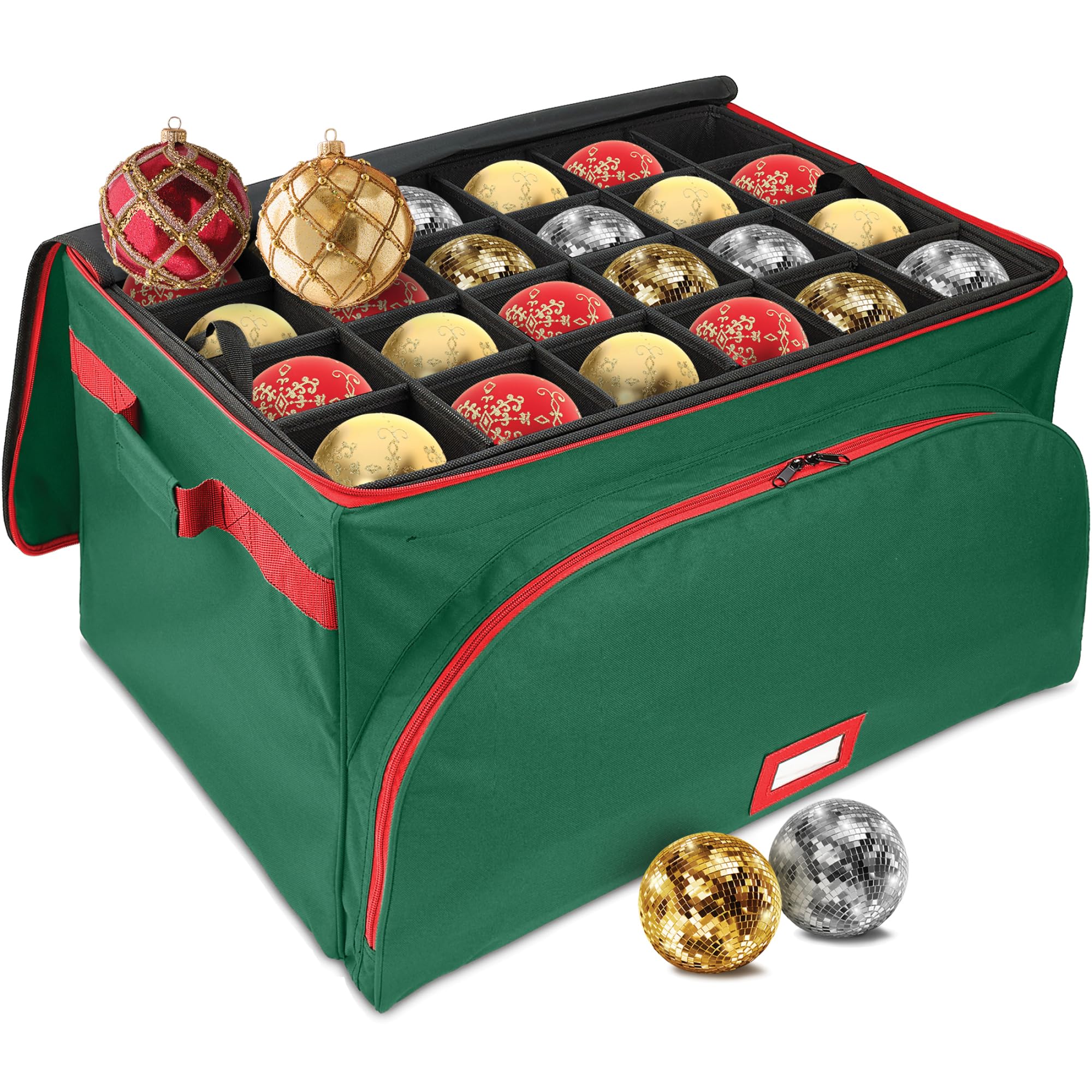 Amazon.com: HOLDN’ STORAGE Premium Christmas Ornament Storage Container ...