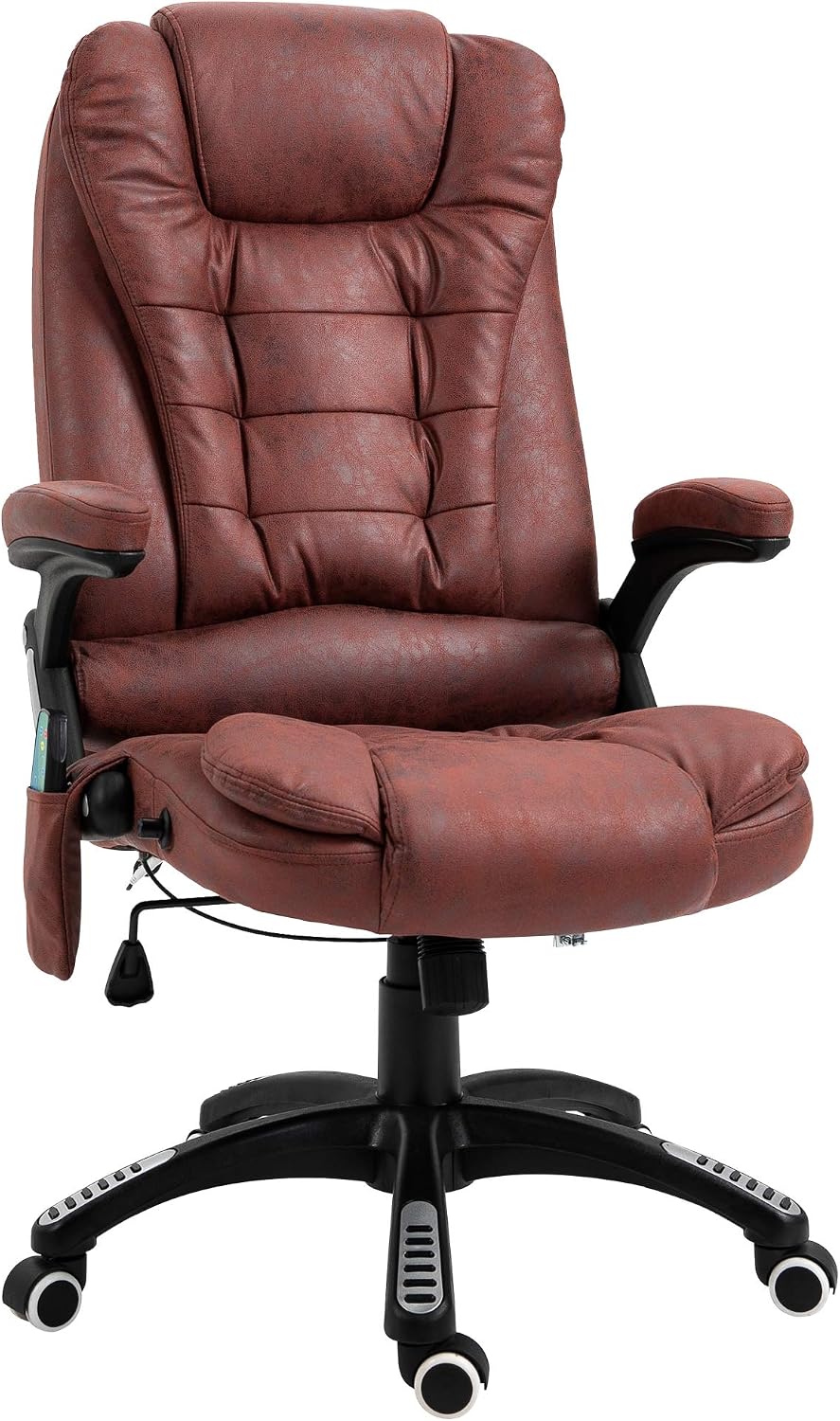 Amazon.com: Vinsetto Ergonomic Vibrating Massage Office Chair High Back ...