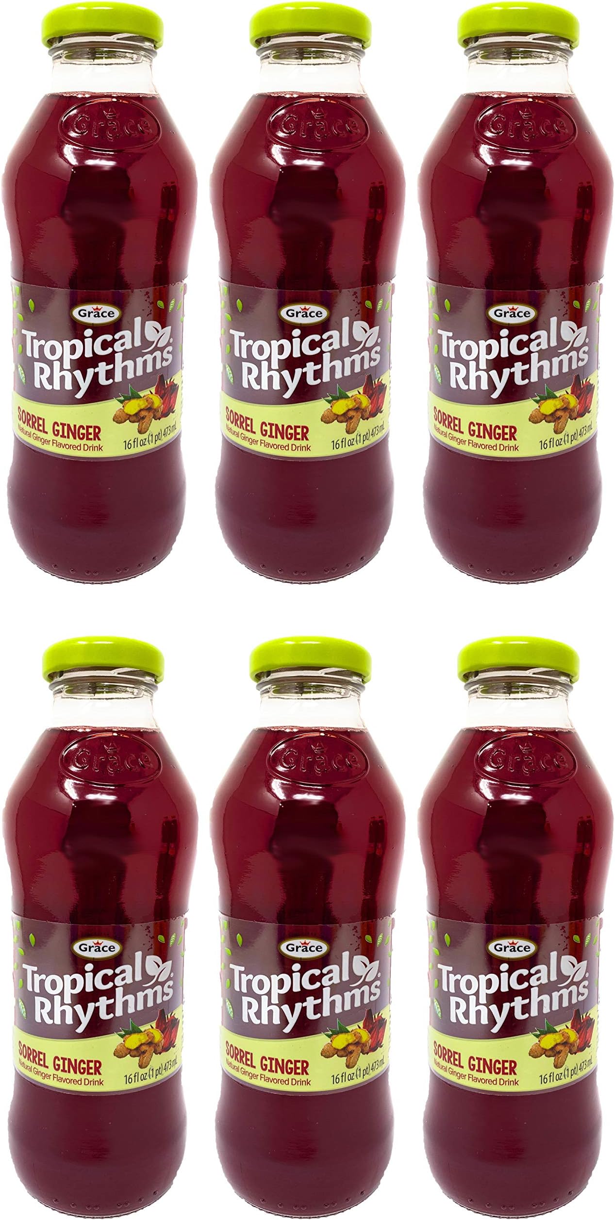 Amazon.com : Grace Tropical Rhythms Sorrel Ginger Jamaican Fruit Juice ...