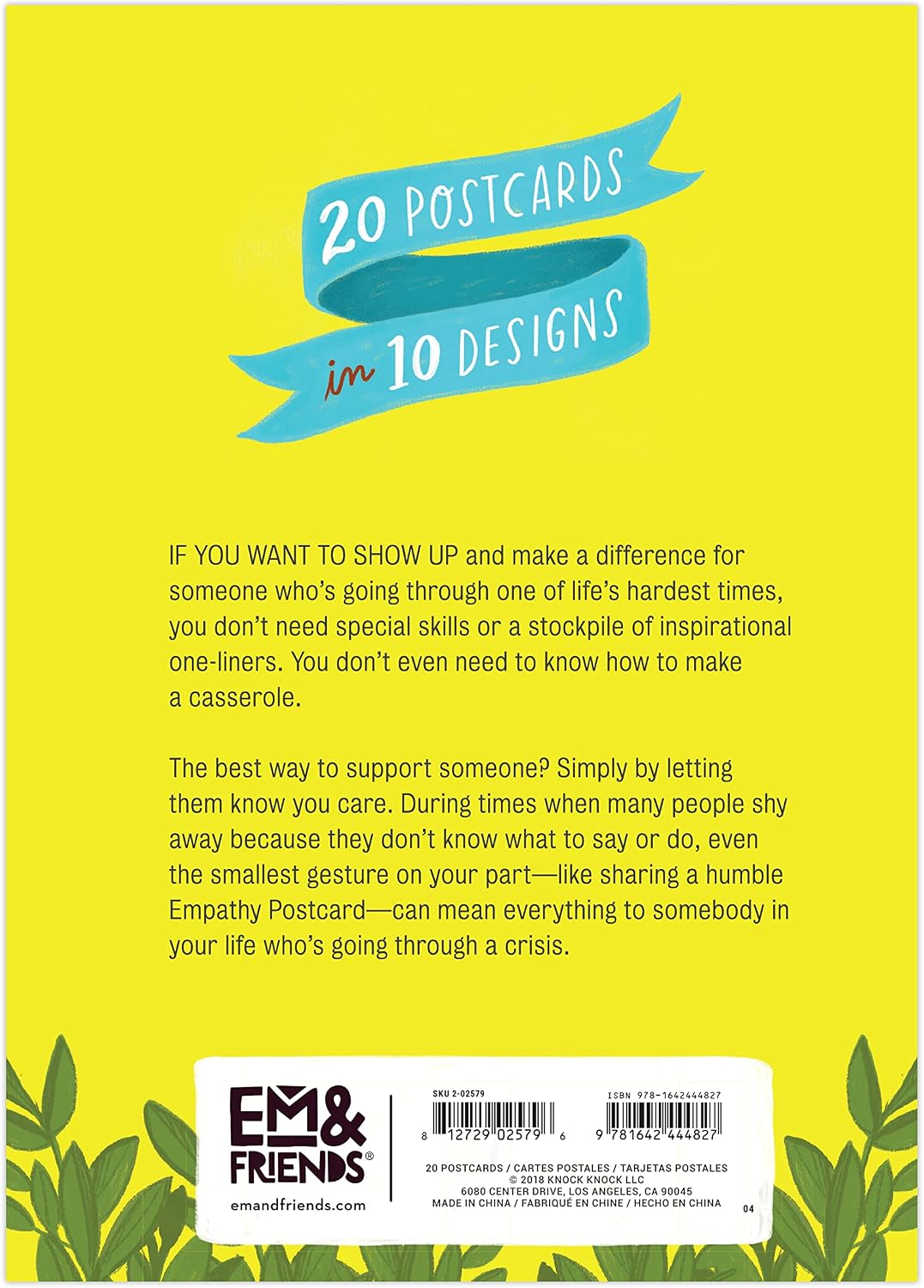 Em & Friends It’s Gonna Be Okay – Tarjetas motivacionales, 20 postales ...