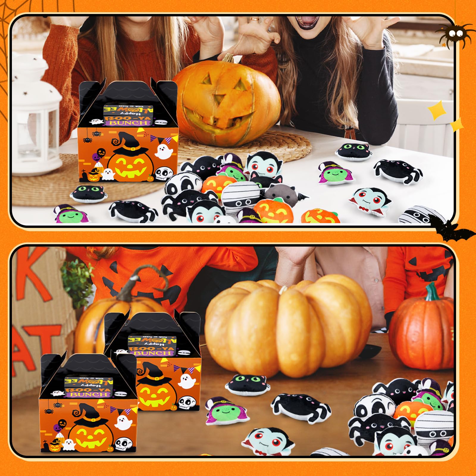 Snapklik.com : 66 Pcs Halloween Stuffed Animal Plush Toy Gift Set Bulk ...