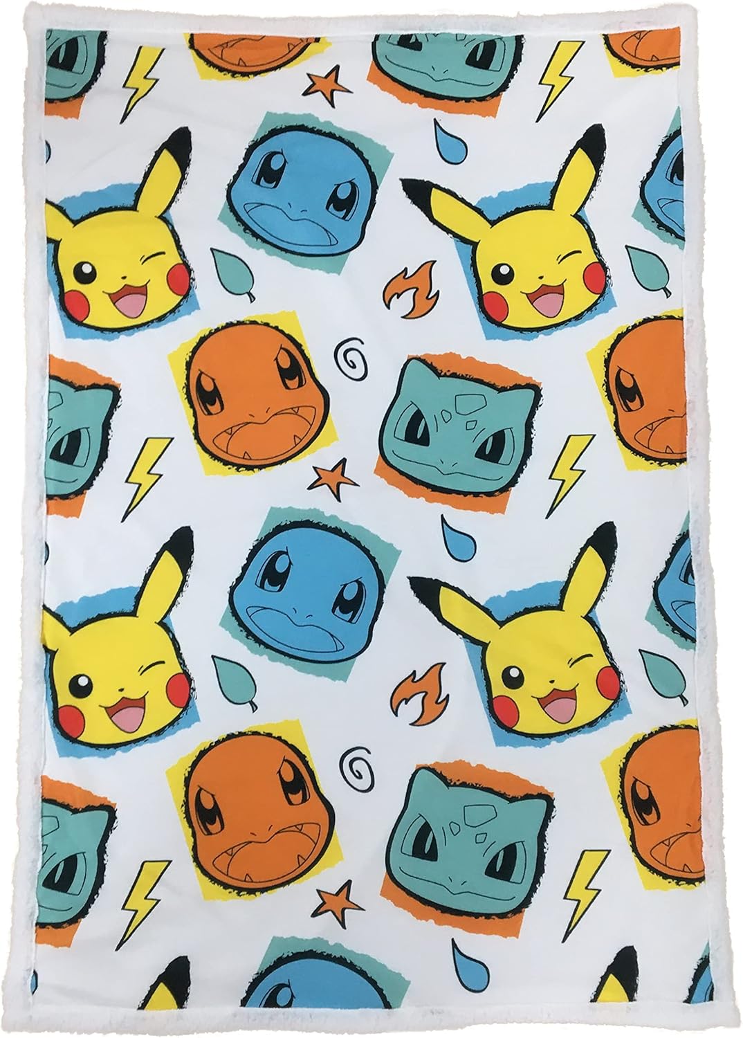 Nemesis Now Pokémon Starter Throw 100 * 150cm, Pokémon Blanket, Starter ...